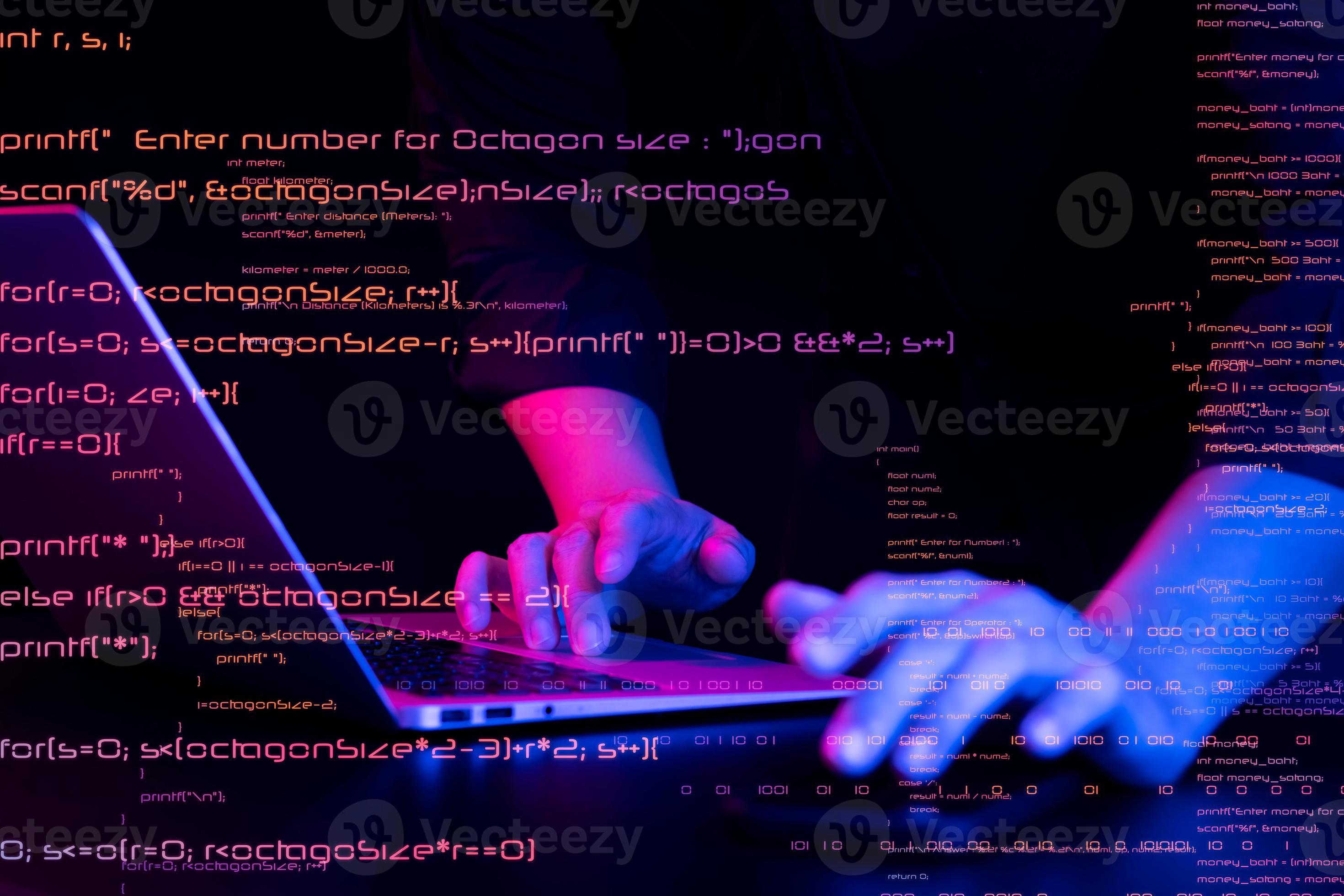 Programmers and cyber security technologies design websites and ...