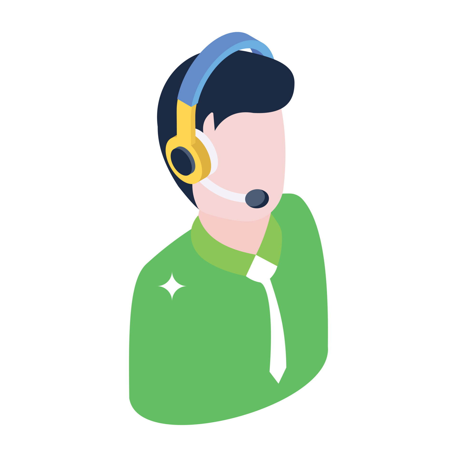 Person wearing headphone, isometric icon of representative 7999982 ... Person wearing headphone, isometric icon of representative 7999982 ...