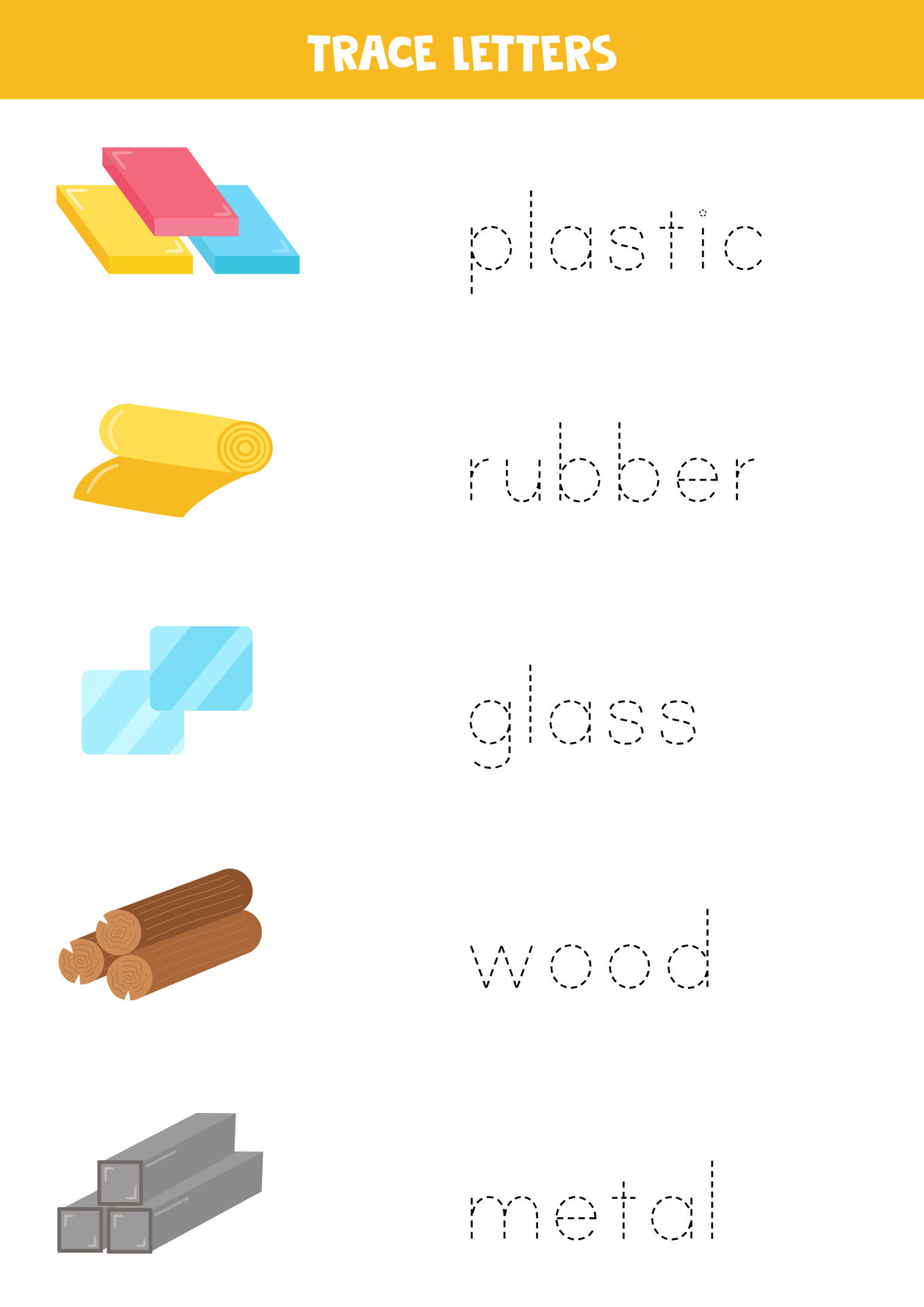 Trace words. Educational game for kids. 8007861 Vector Art at Vecteezy Trace words. Educational game for kids. 8007861 Vector Art at Vecteezy