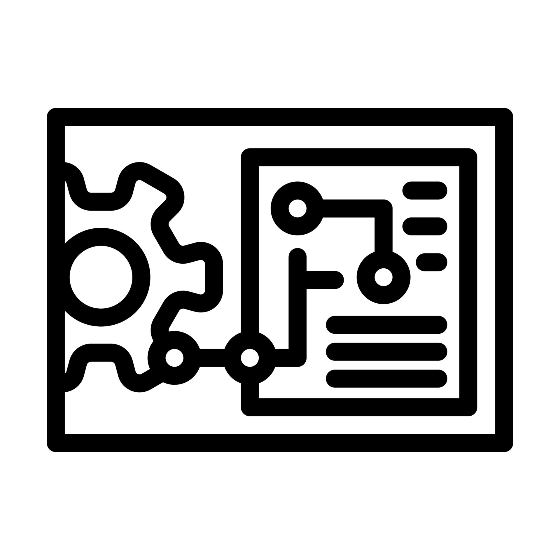 engineering processing line icon vector illustration 8011281 Vector Art ...