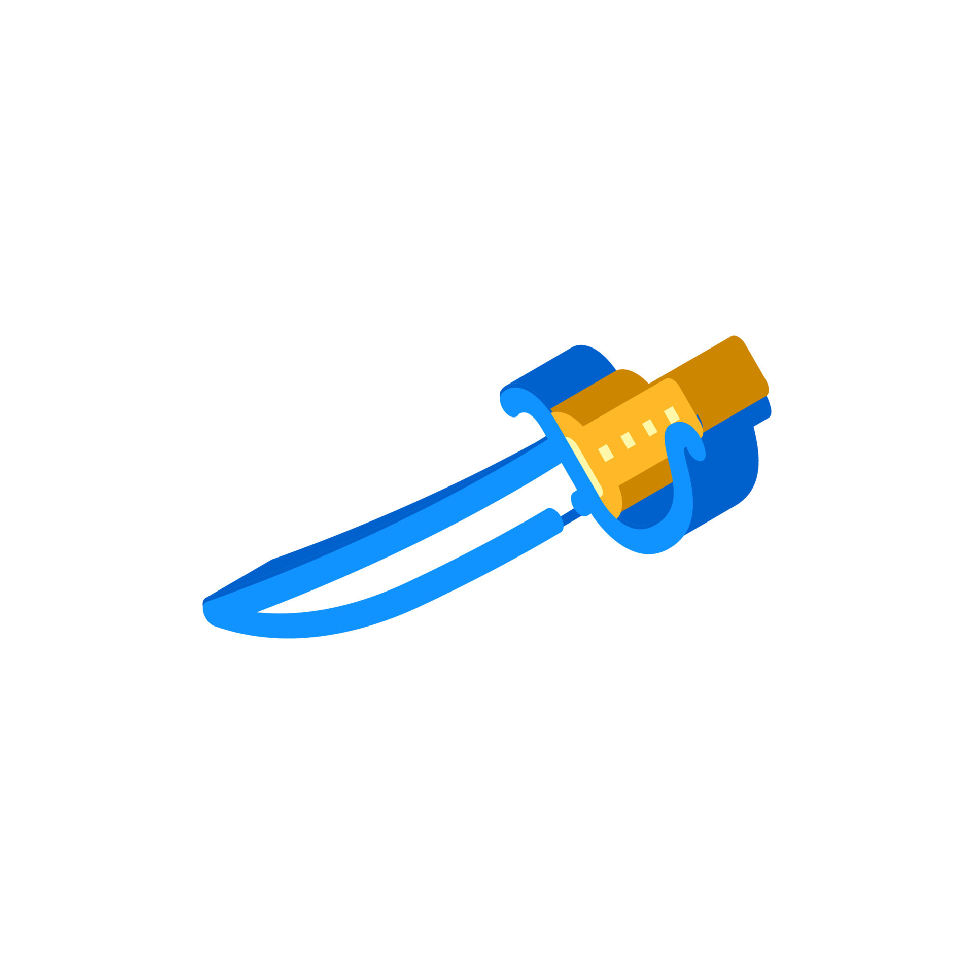 sword weapon isometric icon vector illustration 8012825 Vector Art at ...