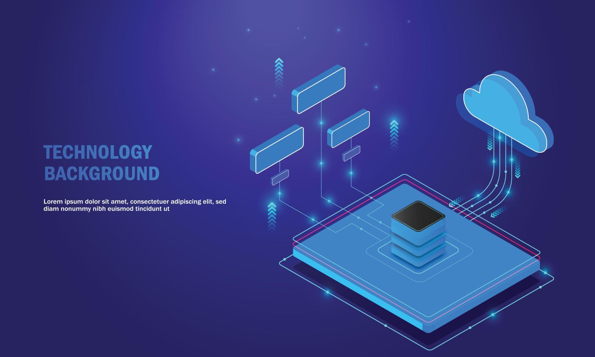Cloud Services Concept File Backup And Saving Copy Of File Structure