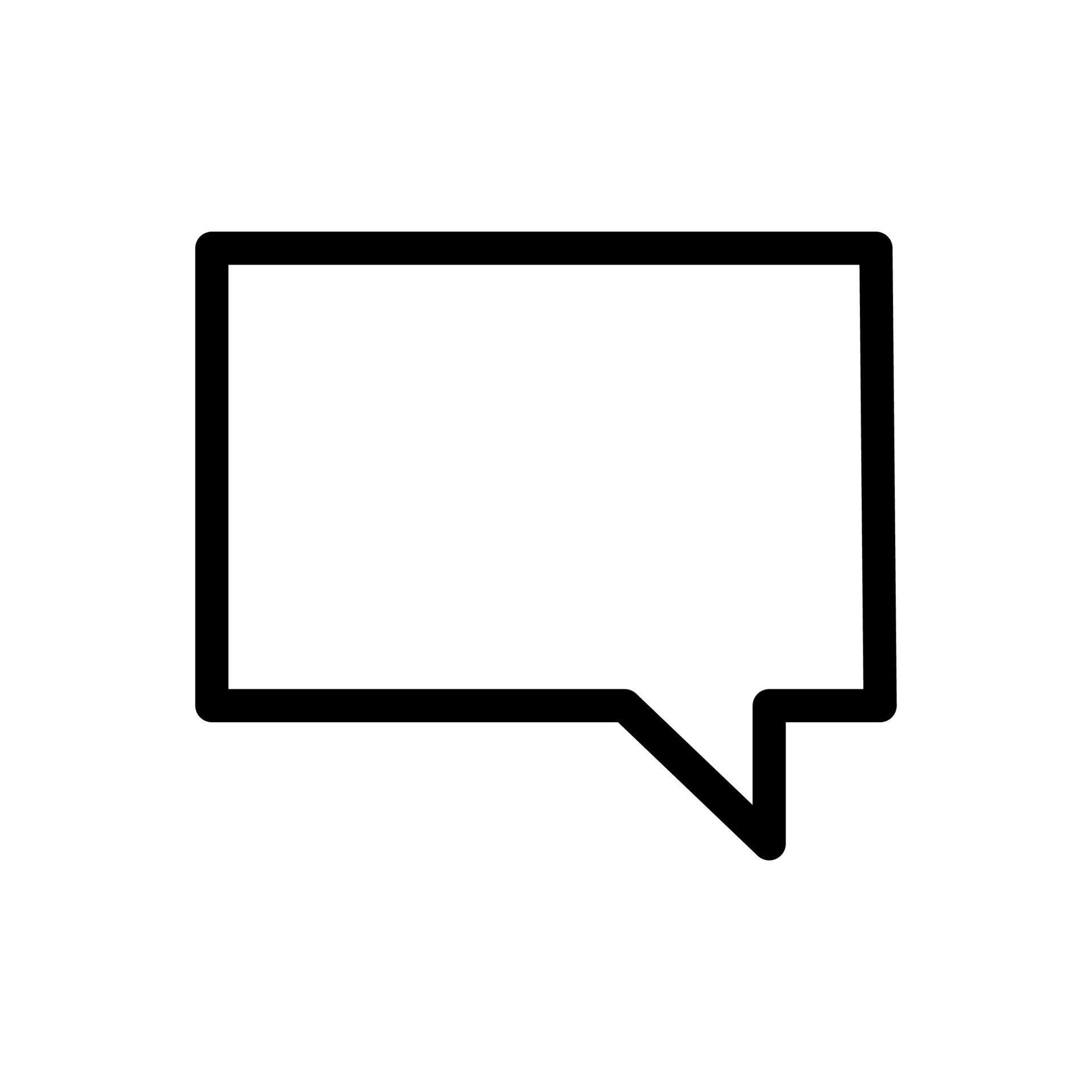 text message vector icon, speech bubble symbol. Modern and simple flat ...