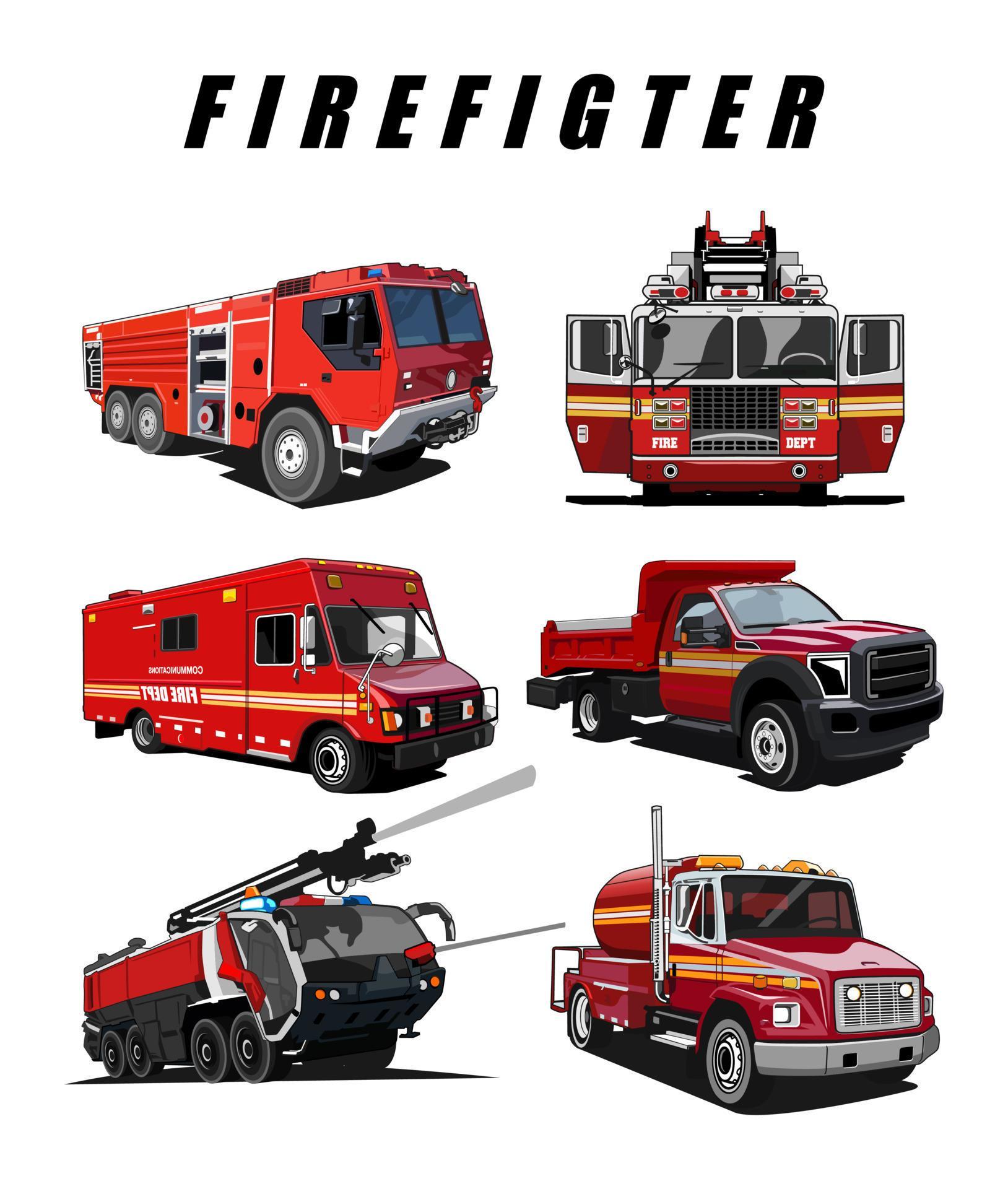 firefighter brand logo design vector 8014866 Vector Art at Vecteezy