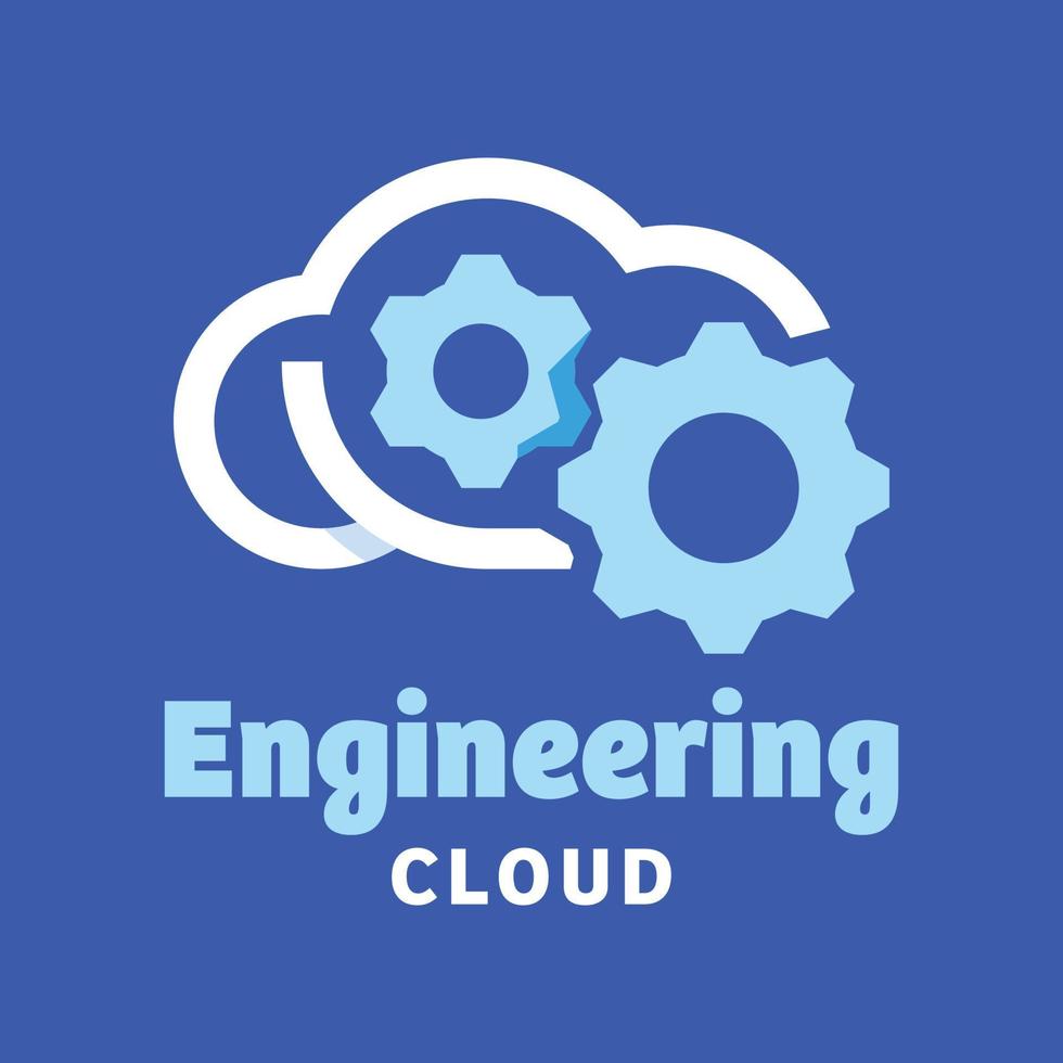 Engineering Cloud Logo 8021197 Vector Art at Vecteezy