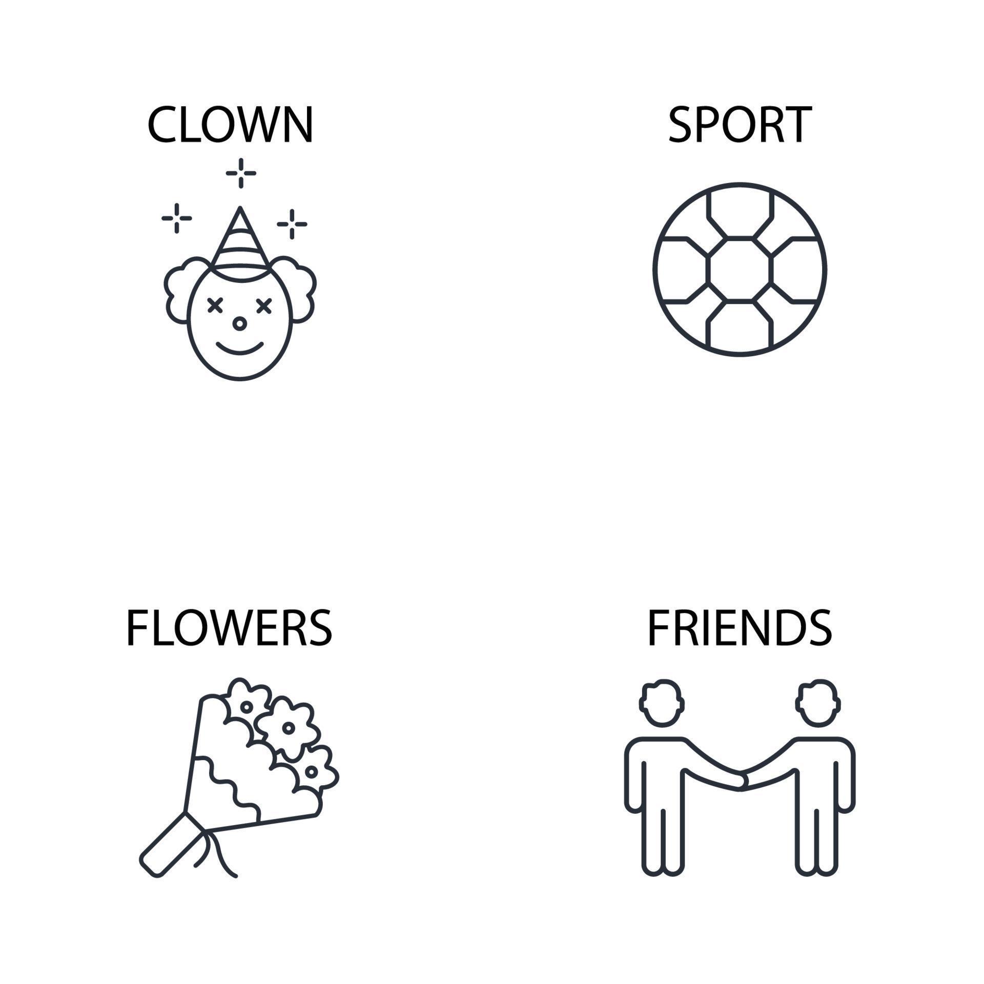 Event icons set . Event pack symbol vector elements for infographic web ...