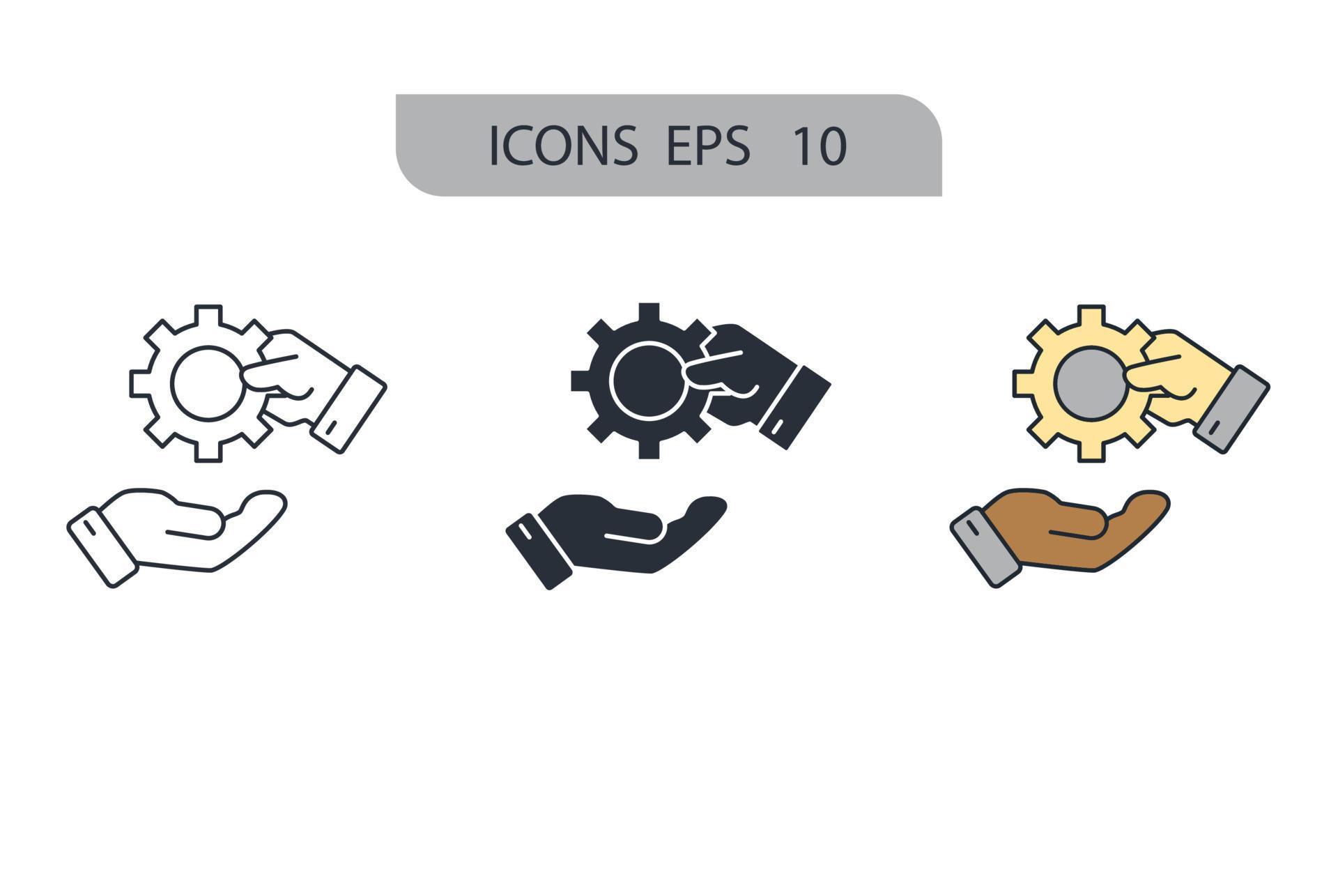 support icons symbol vector elements for infographic web 8023449 Vector ...