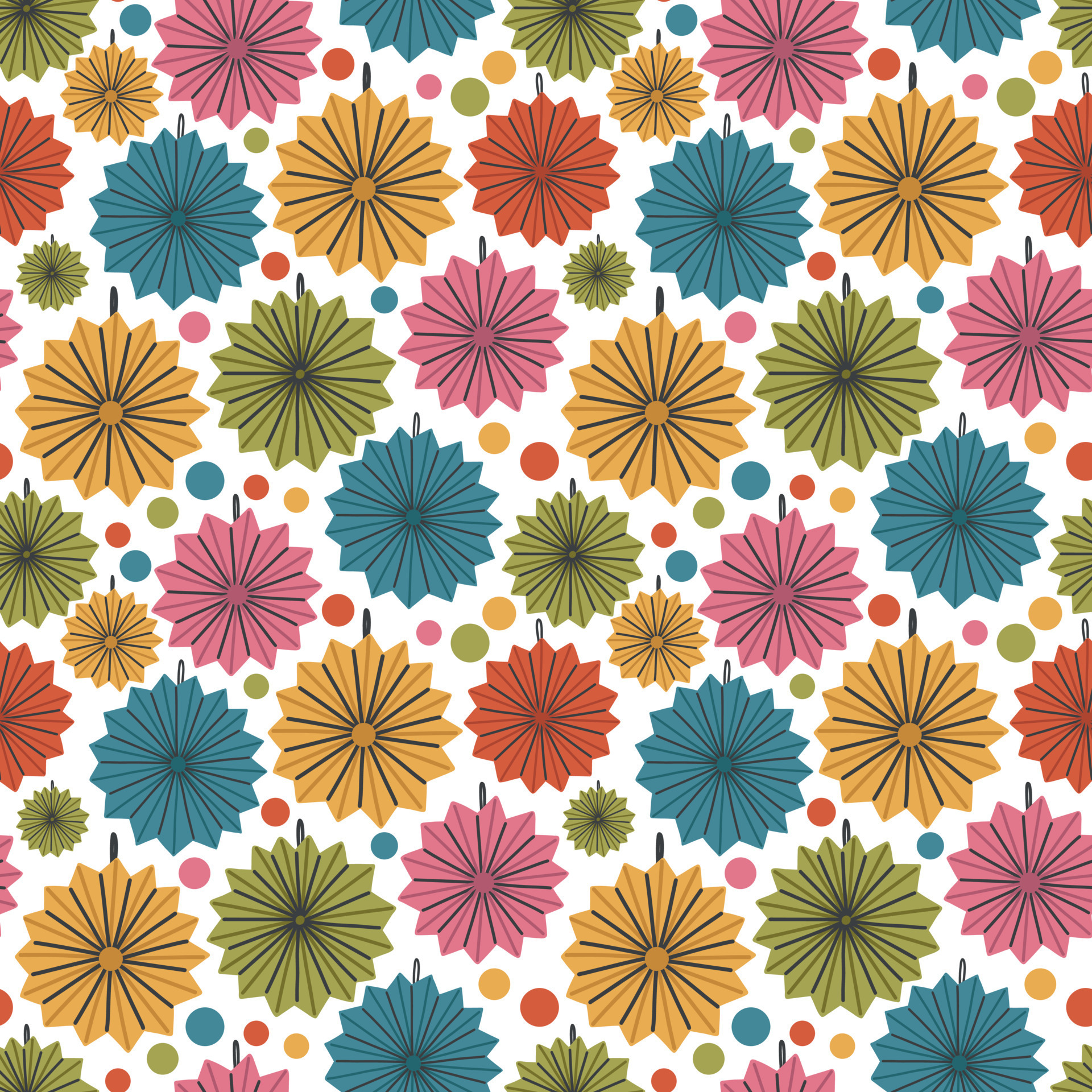 Colorful Origami Paper Decor For The Mexican Festival Pattern 8032542 Vector Art At Vecteezy