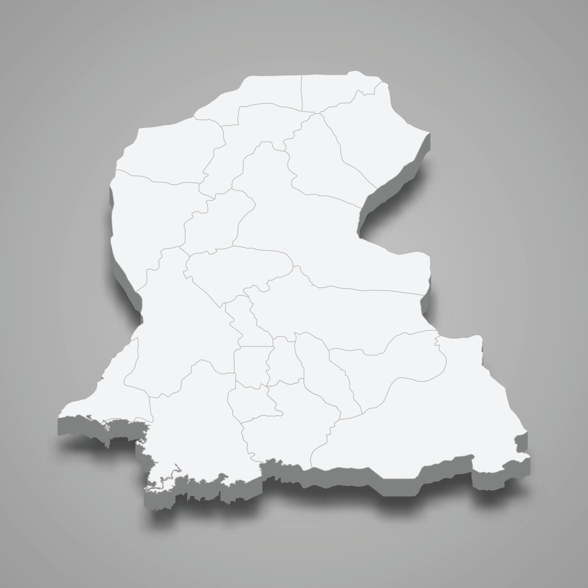 3d Isometric Map Of Sindh Is A Province Of Pakistan 8041749 Vector Art 3d-isometric-map-of-sindh-is-a-province-of-pakistan-8041749-vector-art