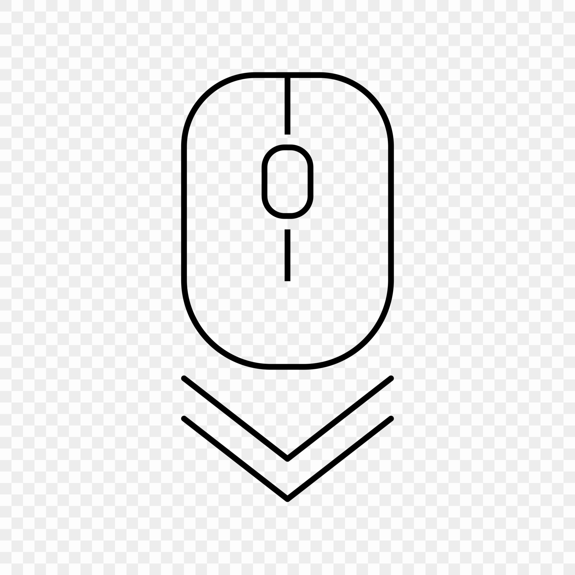 Scroll Down Icon Png