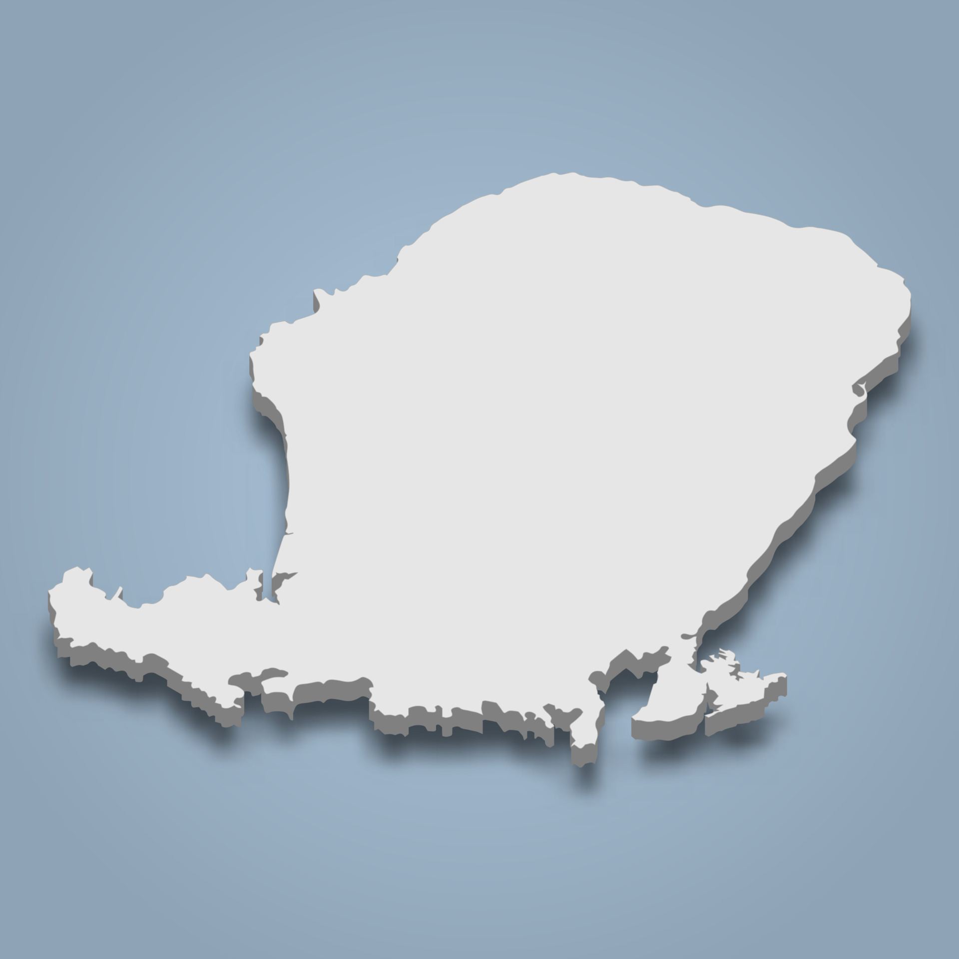 3d isometric map of Lombok is an island in Indonesia 8041844 Vector Art ...