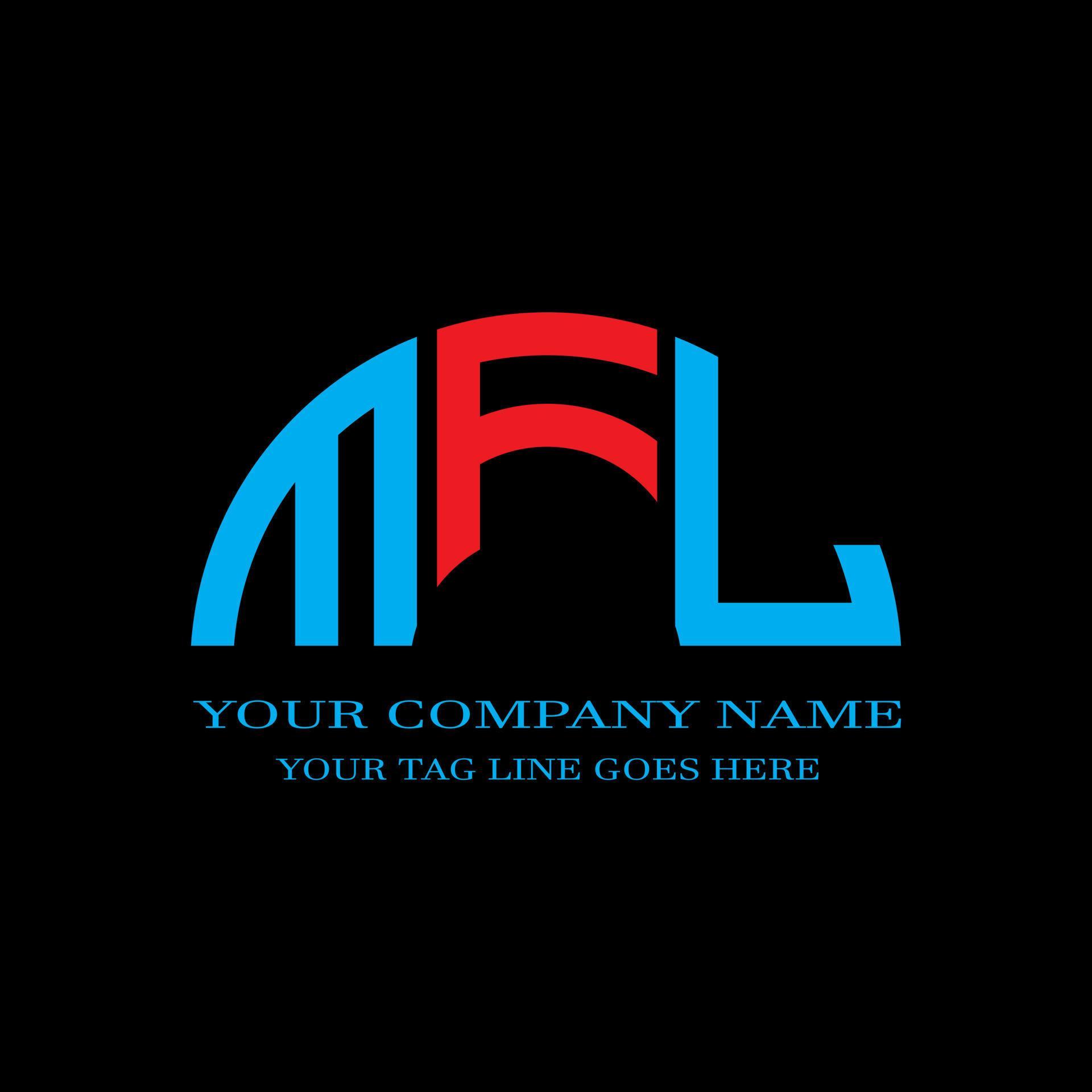 MFL letter logo creative design with vector graphic 8047324 Vector Art at Vecteezy