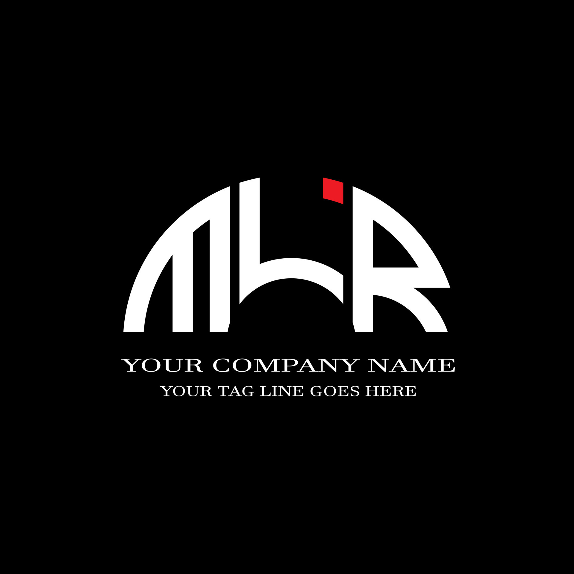 Mlr Letter Logo Creative Design With Vector Graphic 8047498 Vector Art At Vecteezy