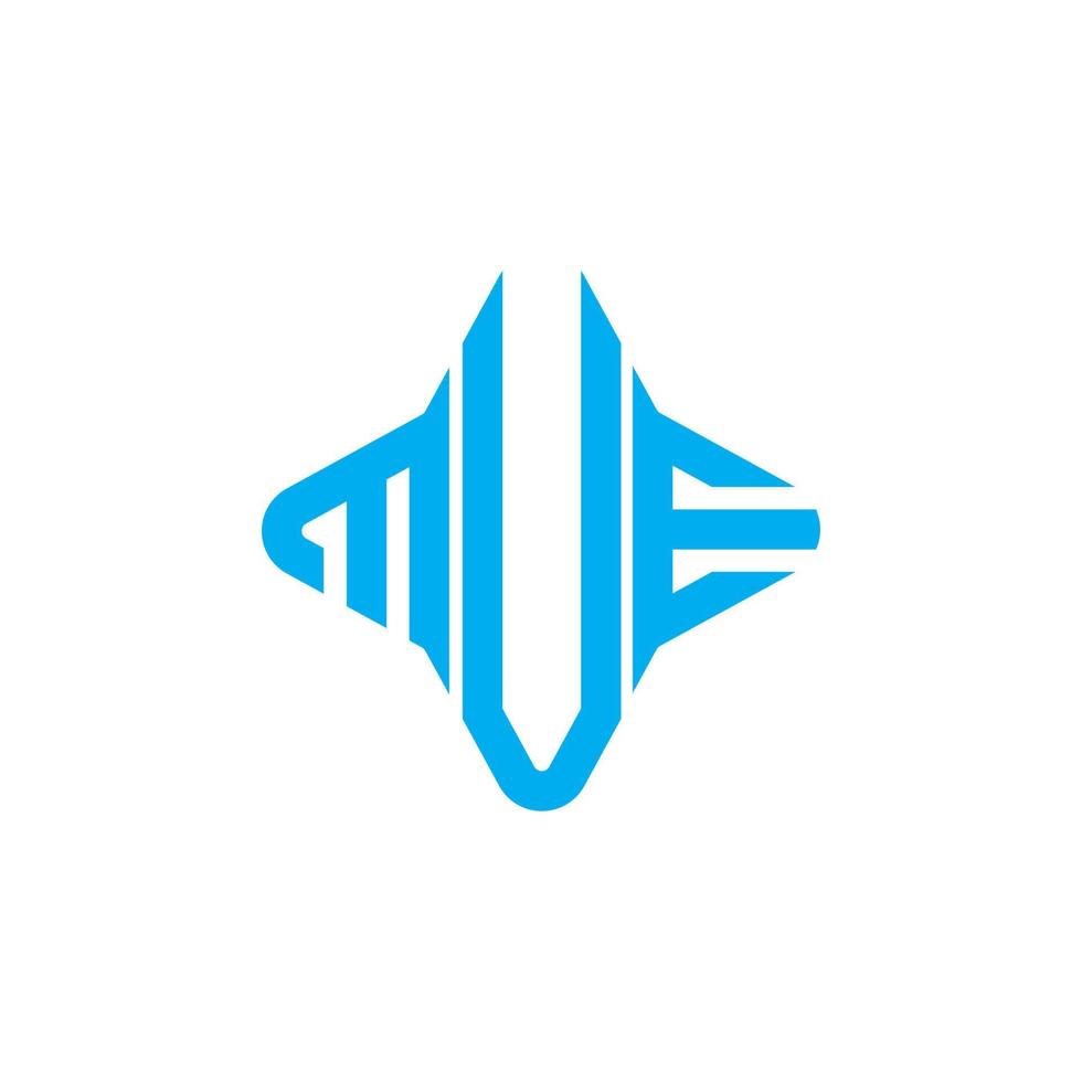 MUE letter logo creative design with vector graphic 8048246 Vector Art at Vecteezy