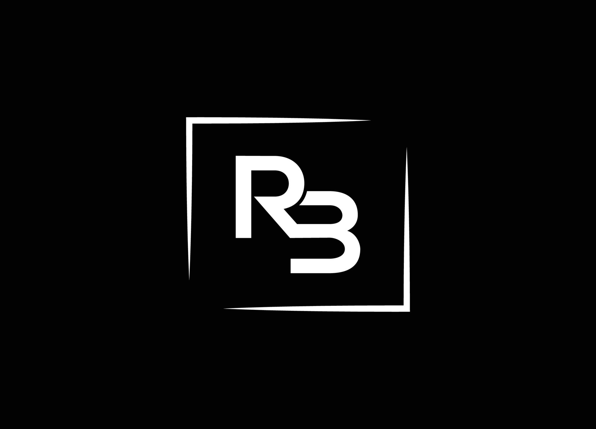 Logotipo Rb Diseñado Con La Letra Rb En Formato Vectorial 8053818