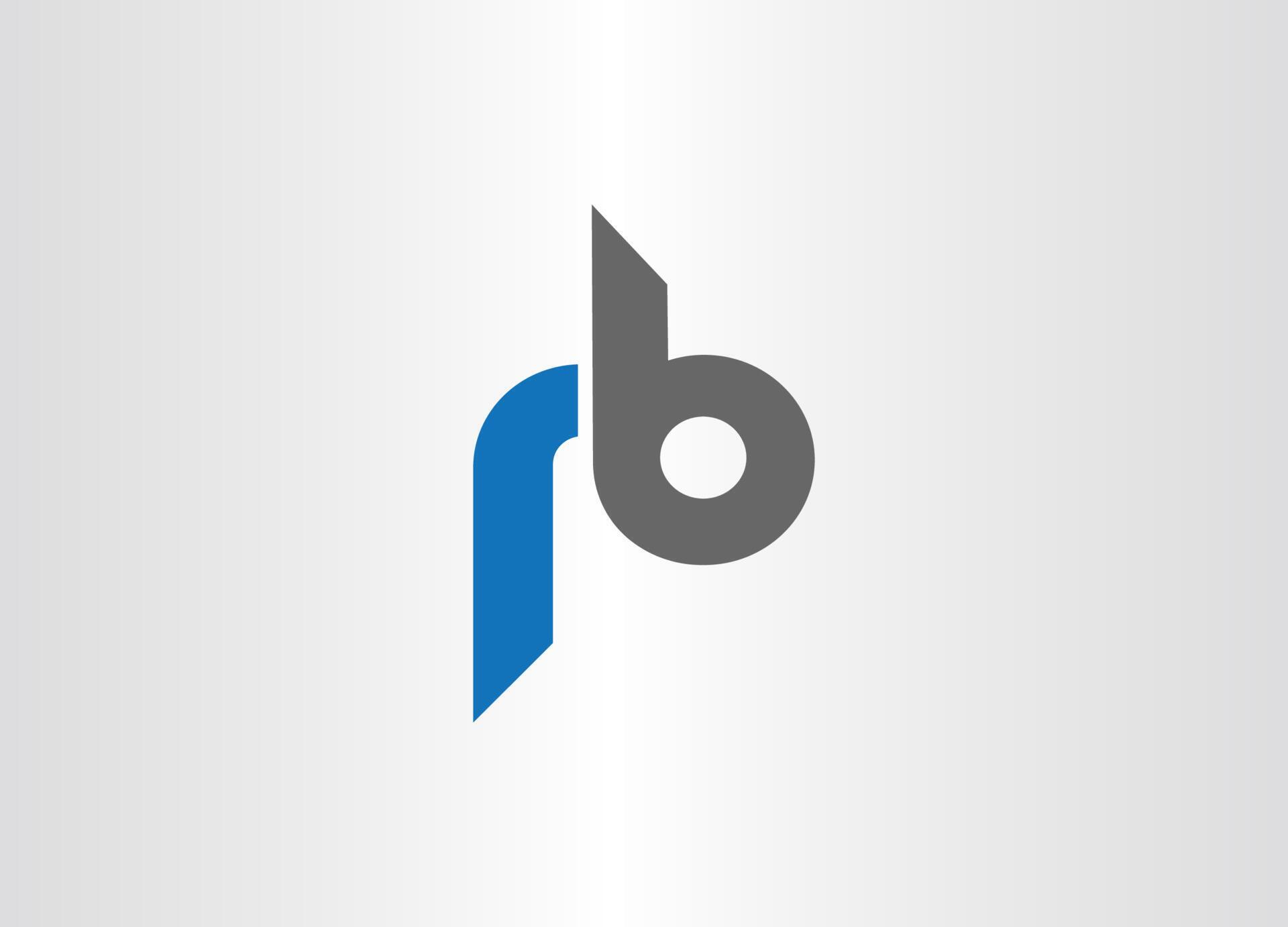 Logotipo Rb Diseñado Con La Letra Rb En Formato Vectorial 8053833