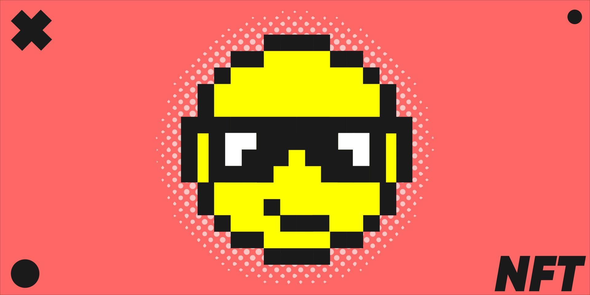 NFT store, design for your NFT ads on the ethereum network. Vector ...