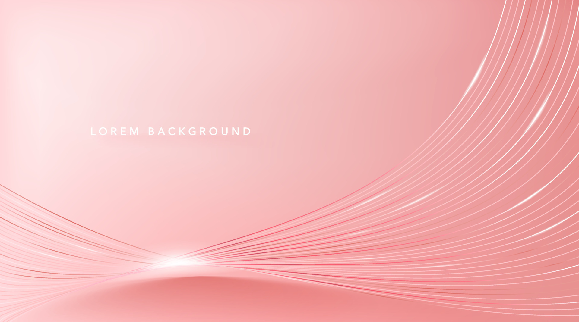 Elegant abstract pink background with thin wavy lines. 8058794 Vector ...