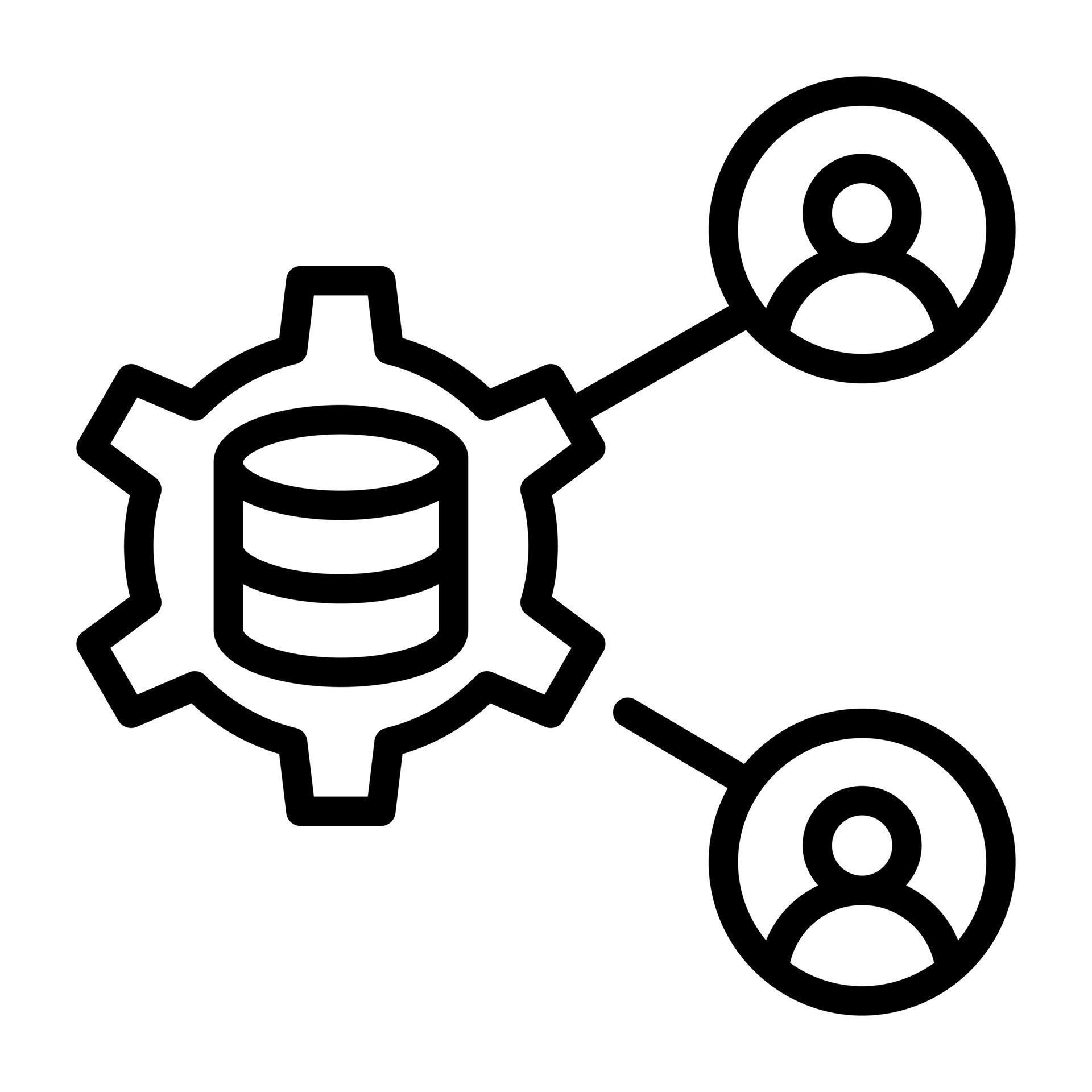 A well-designed linear icon of customer database 8060764 Vector Art at ...