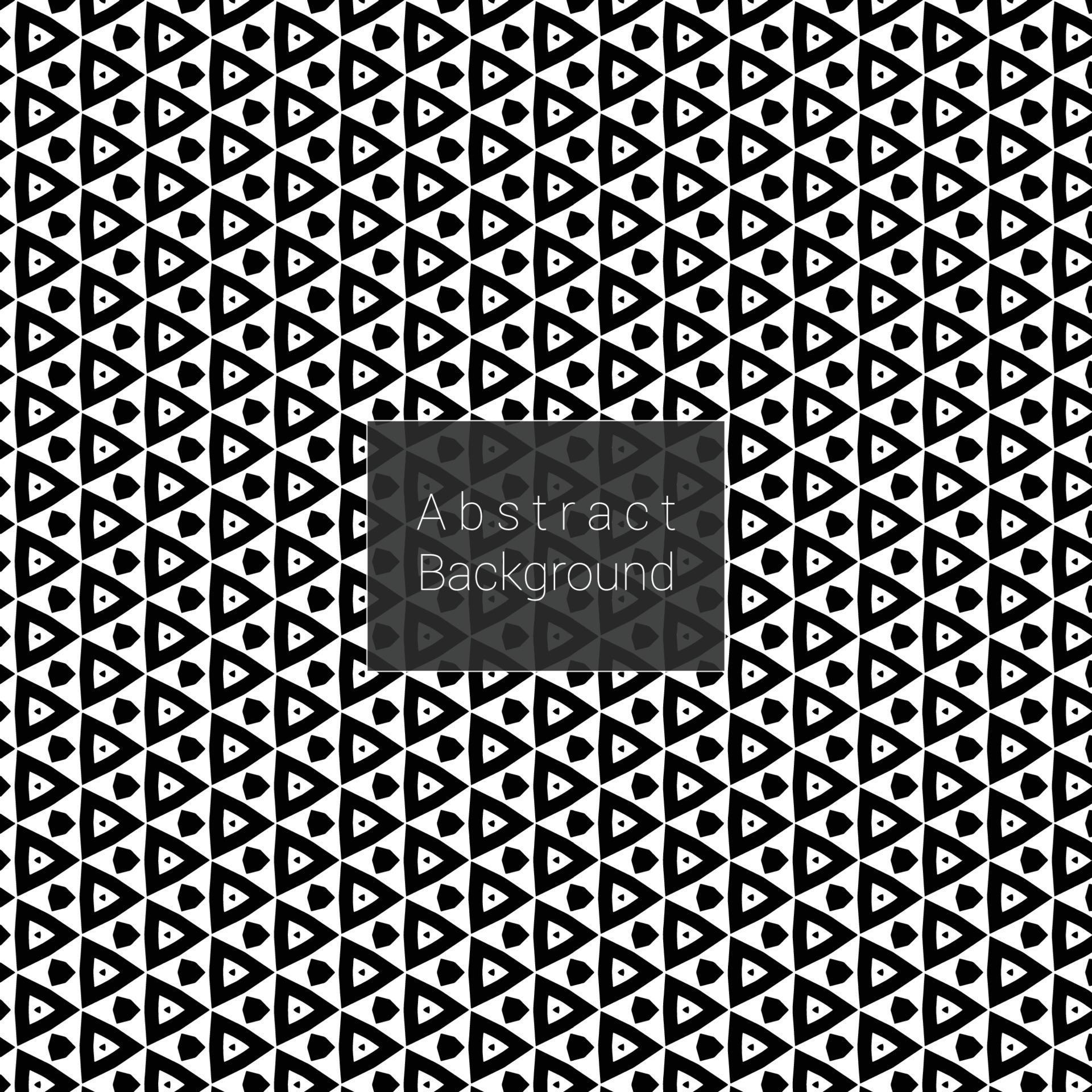 Square seamless pattern from black triangles symbols 8072311 Vector Art ...