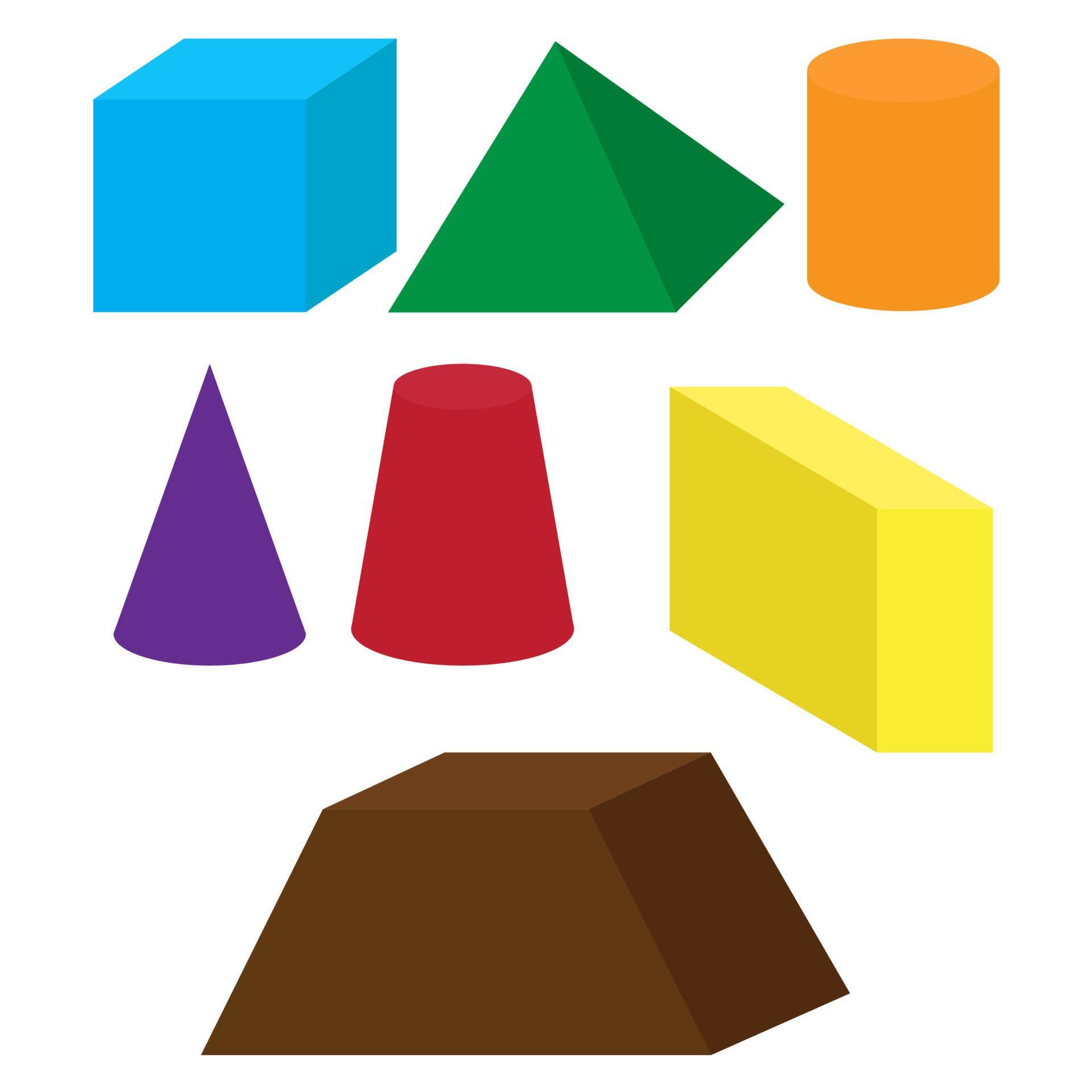 Geometric Shapes Objects 8075228 Vector Art at Vecteezy