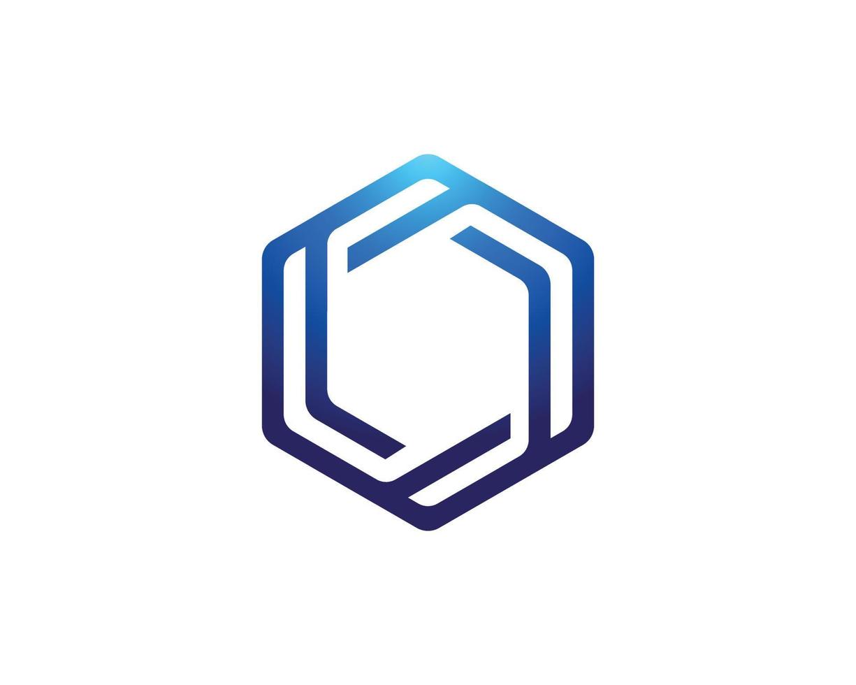 Letra Inicial O Plantilla De Logotipo Hexagonal Adecuada Para Empresas
