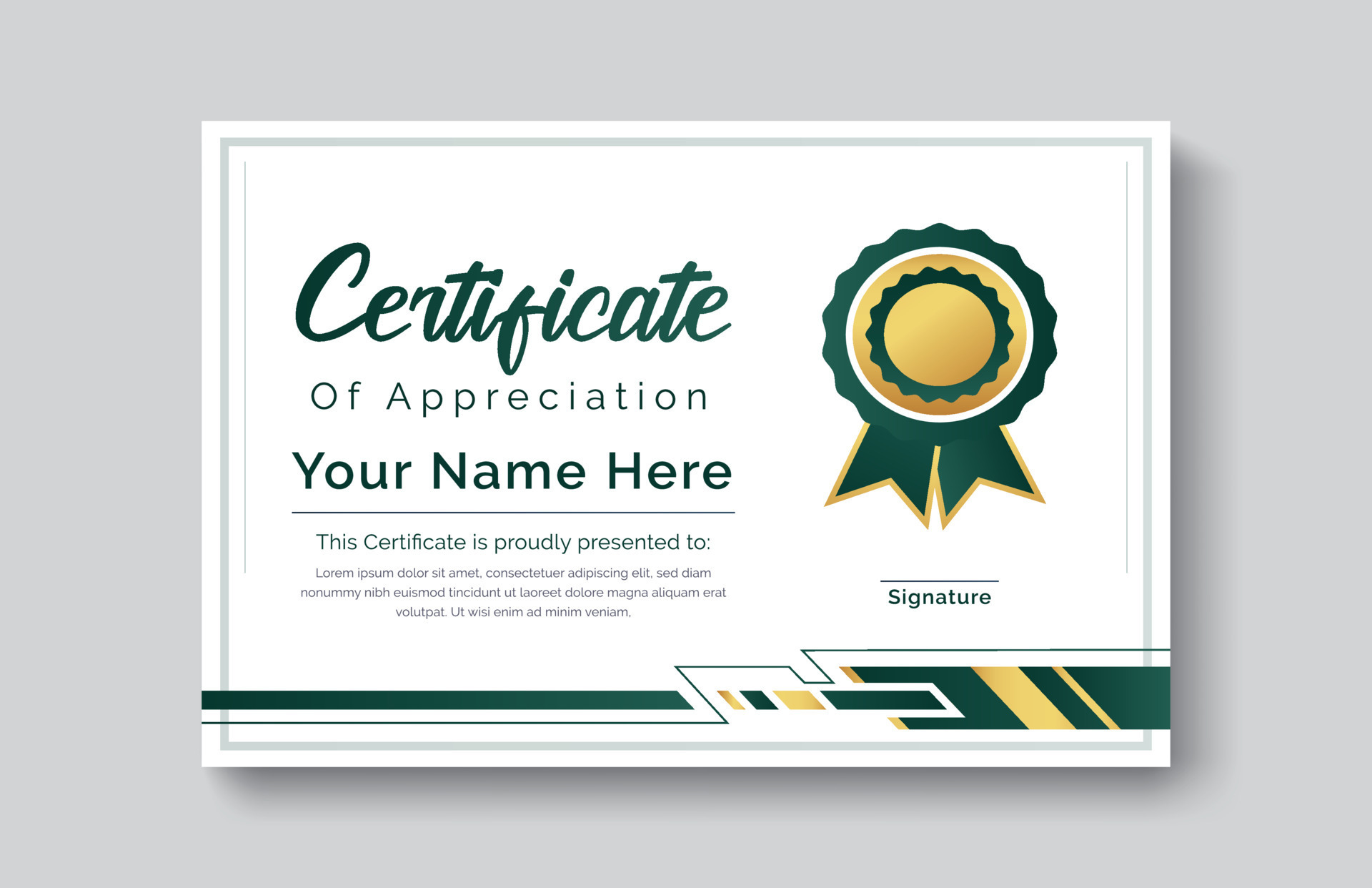 certificate gold appreciation achievement template award achievement ... certificate gold appreciation achievement template award achievement ...
