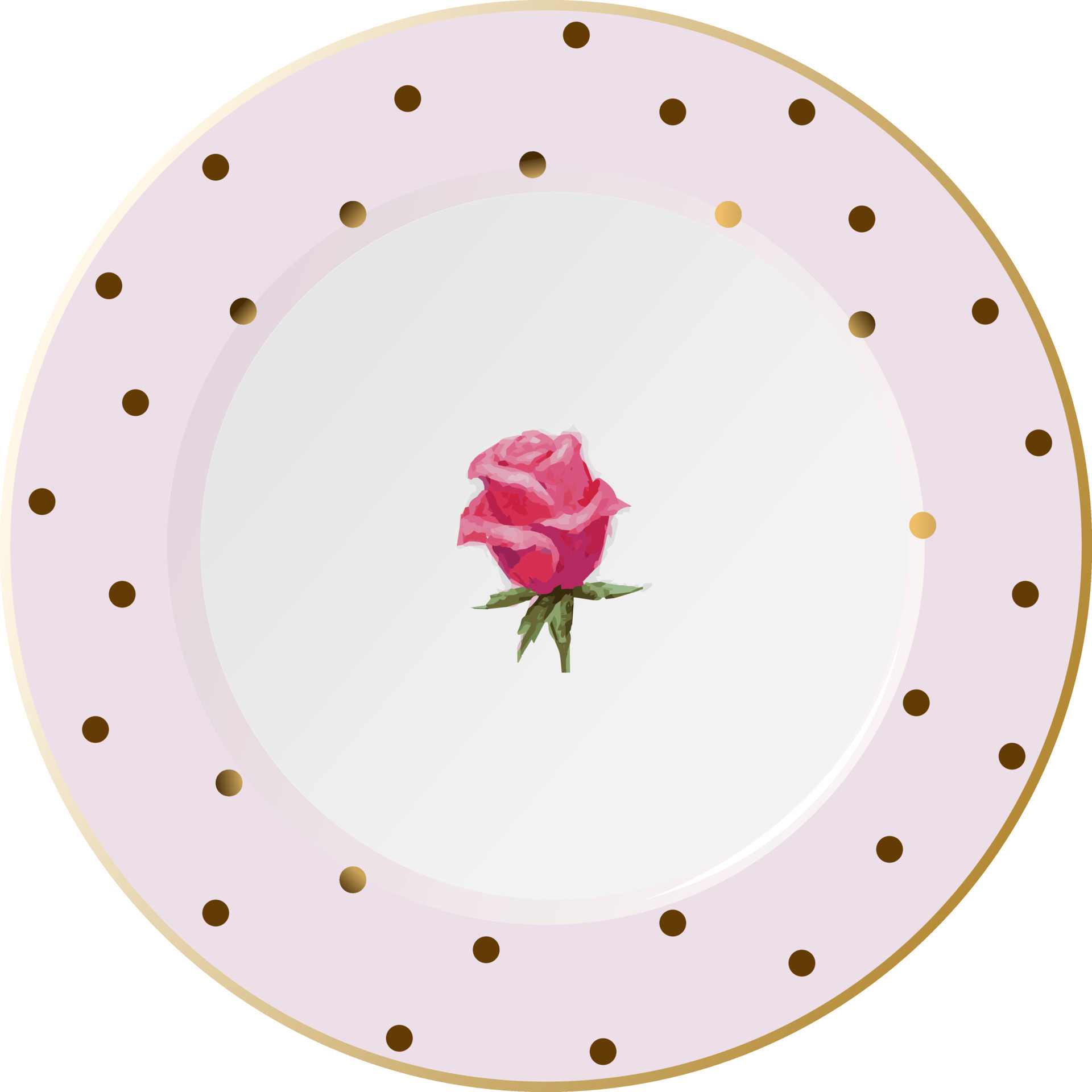 Vintage Plate Vector Illustration 8094715 Vector Art At Vecteezy