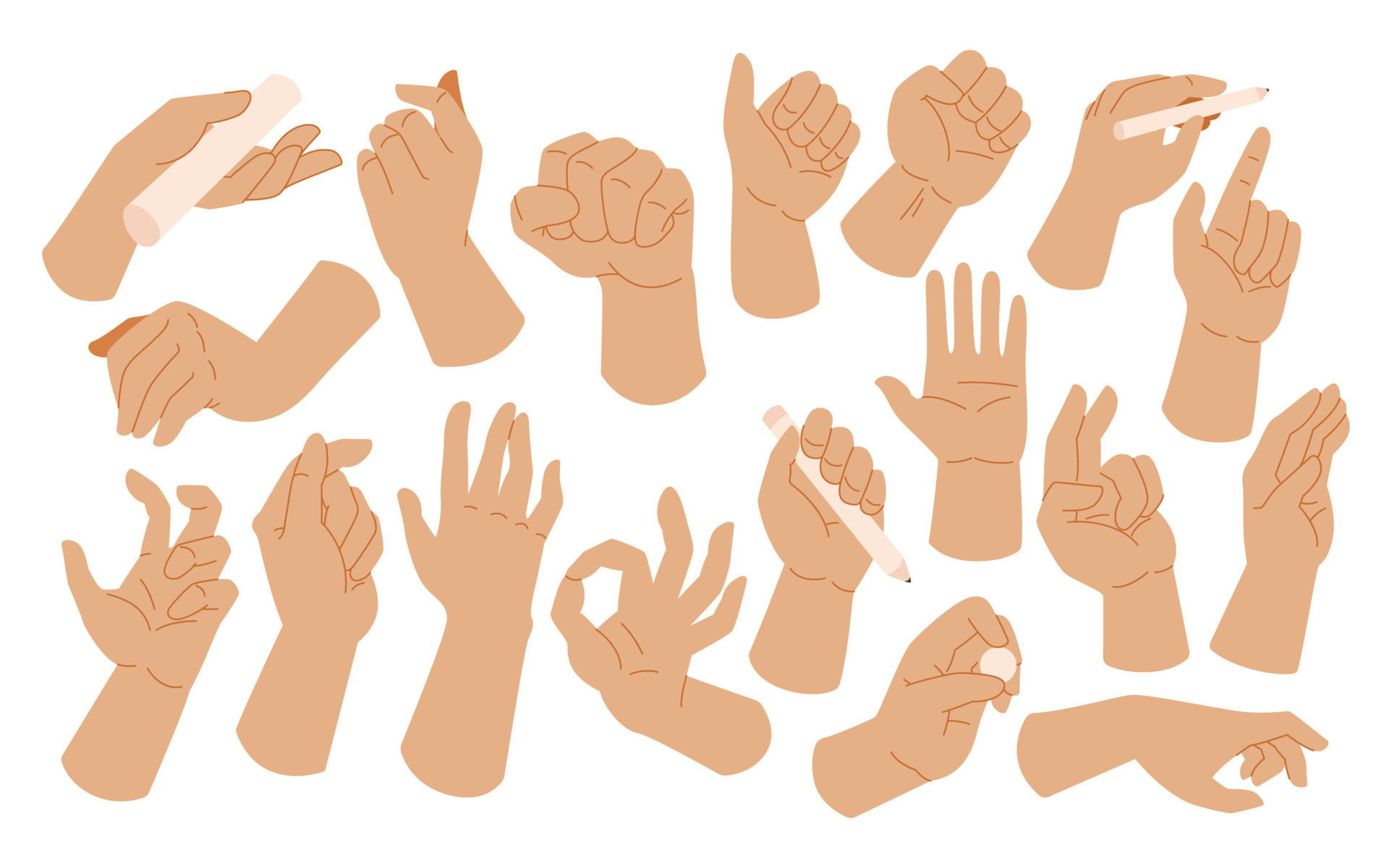 Left Hands poses Gesture. holding and pointing gestures, fingers ... Left Hands poses Gesture. holding and pointing gestures, fingers ...
