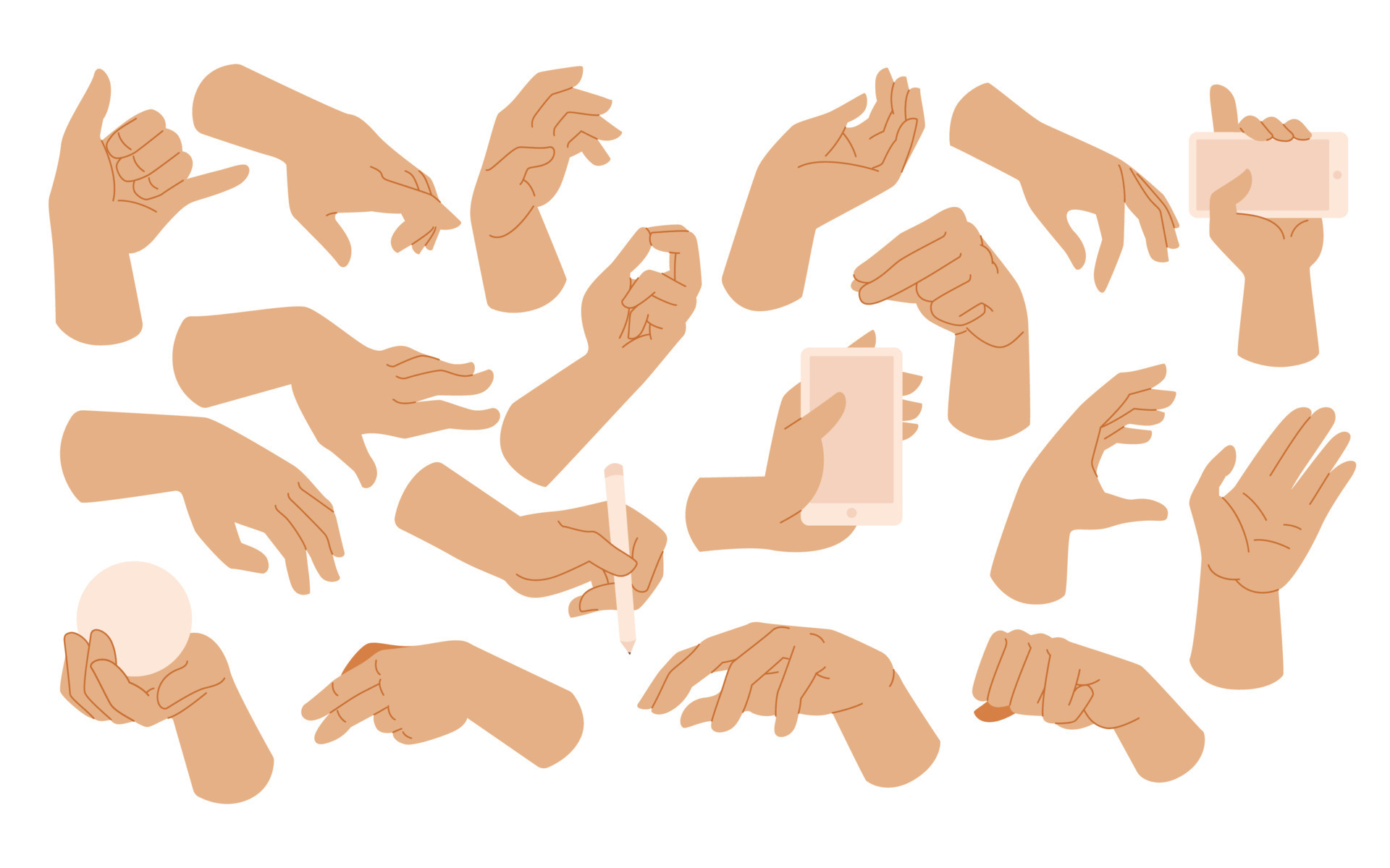 Hand Pointing And Grabbing Gestures Poses Vector Imag - vrogue.co Hand Pointing And Grabbing Gestures Poses Vector Imag - vrogue.co
