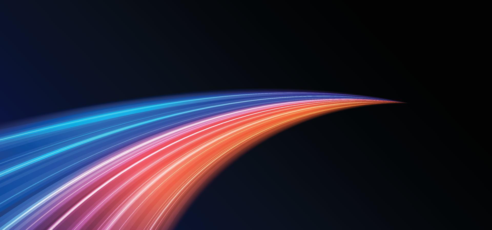 Modern abstract high-speed light effect. Abstract background with ...