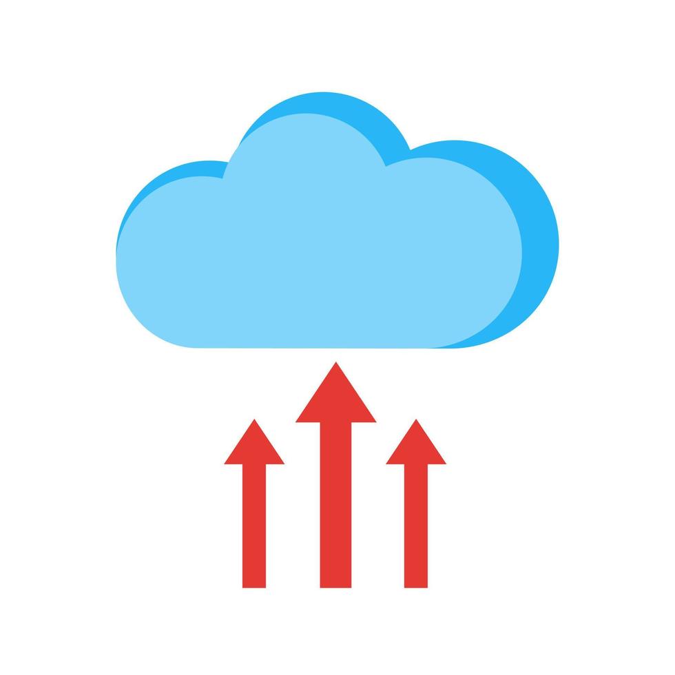 Cloud Upload Progress Line Icon 8111741 Vector Art at Vecteezy