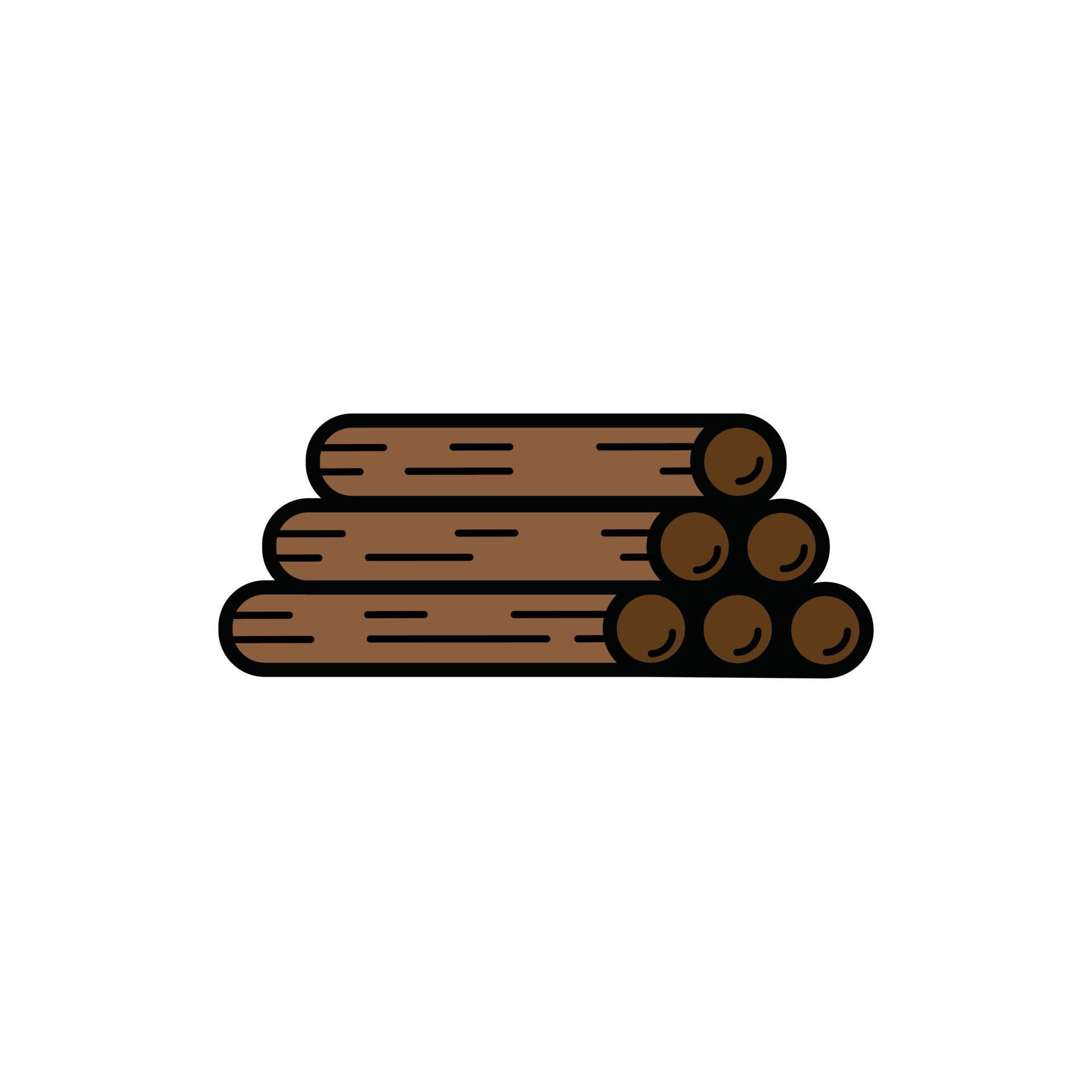 log wood vector for website symbol icon presentation 8123311 Vector Art ...