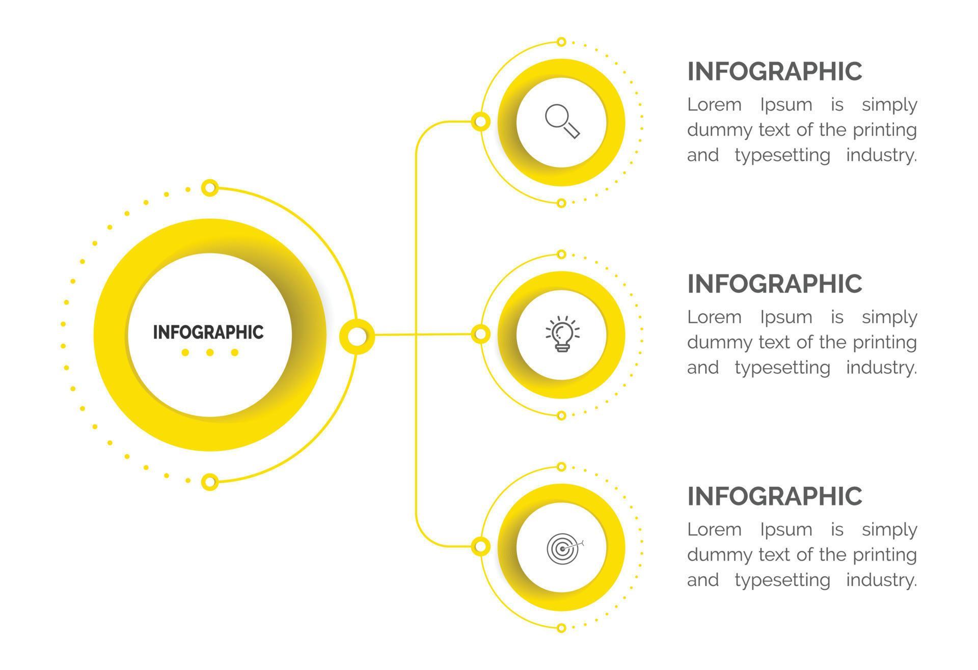 Business data visualization. Process chart. Abstract elements of graph ...