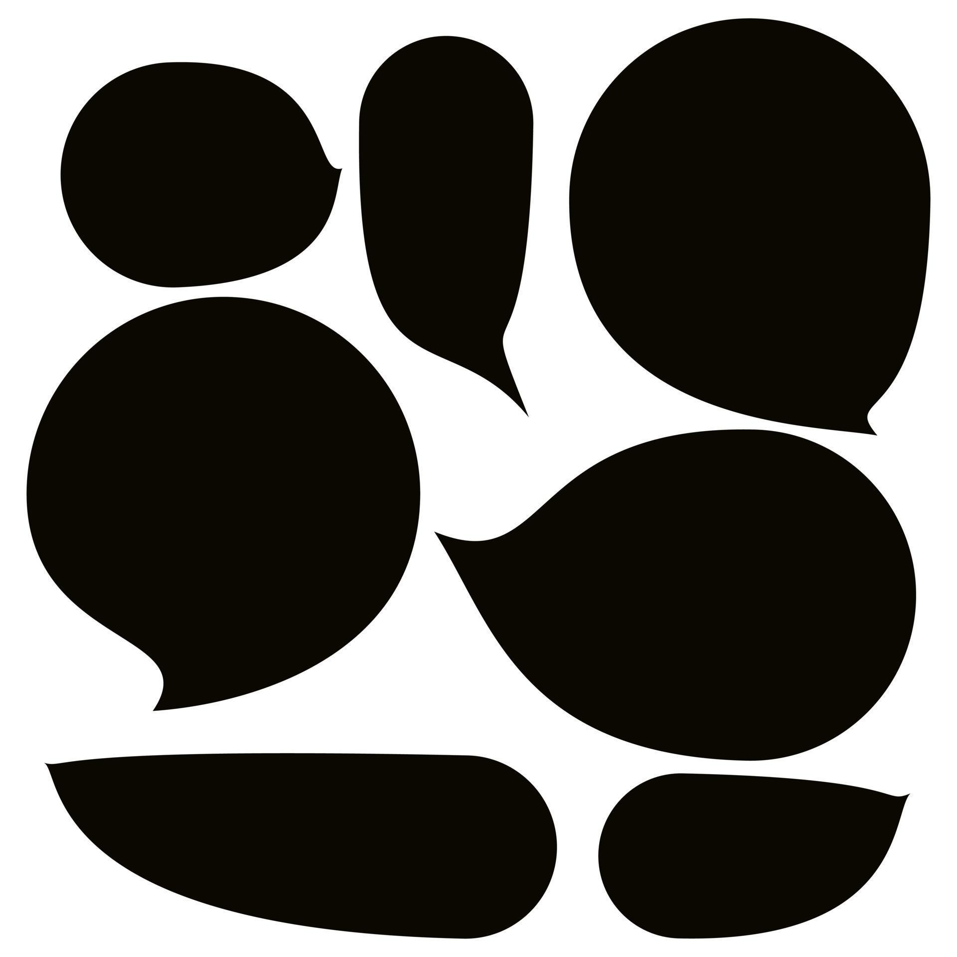 Set speech bubbles on white background. chat box and doodle message or ...