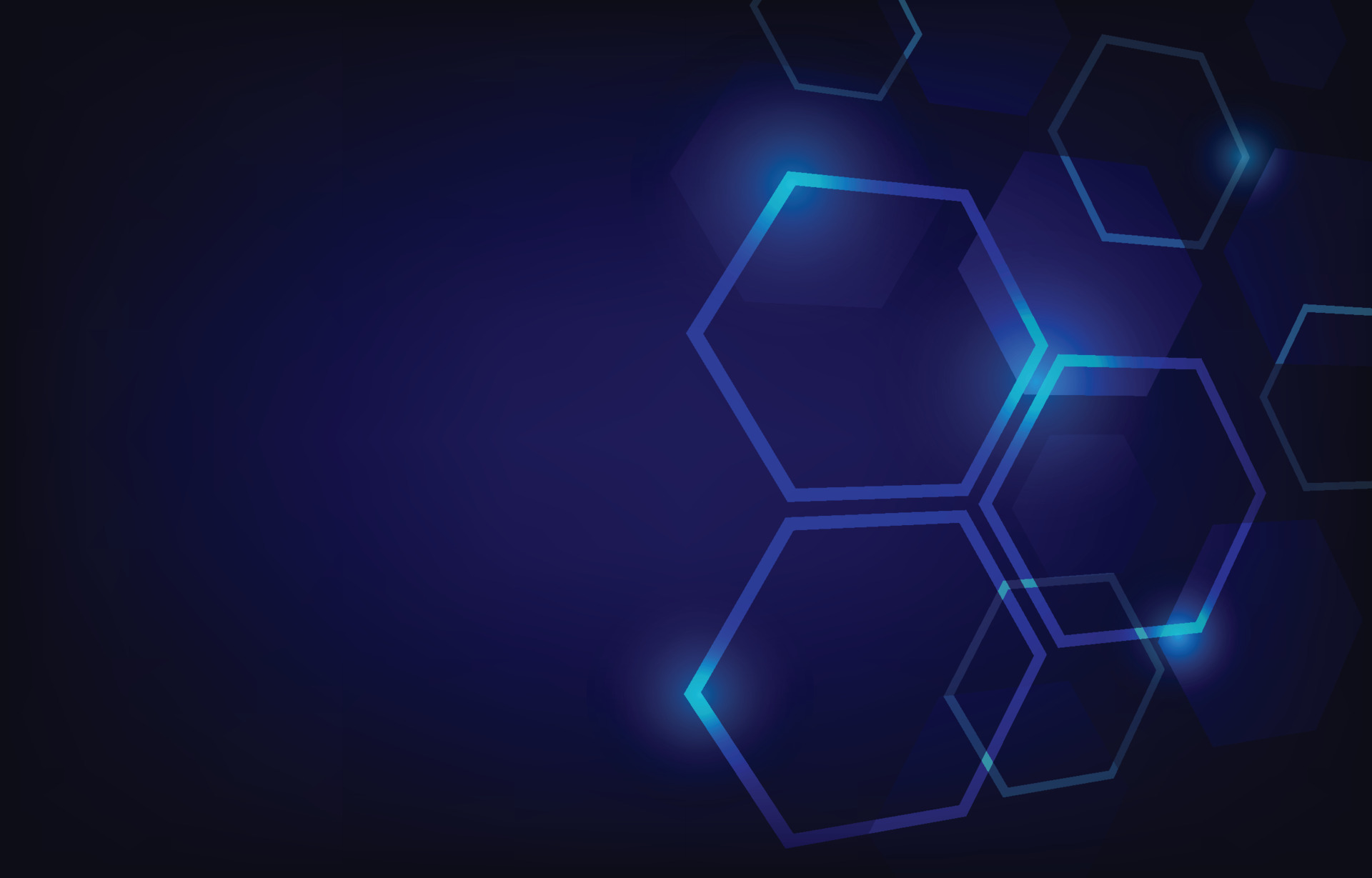 hexagon technology with dark blue background. abstract futuristic ...