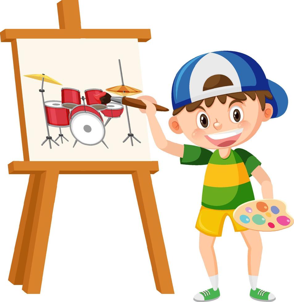 Cute Boy Painting On Canvas 8136727 Vector Art At Vecteezy cute-boy-painting-on-canvas-8136727-vector-art-at-vecteezy