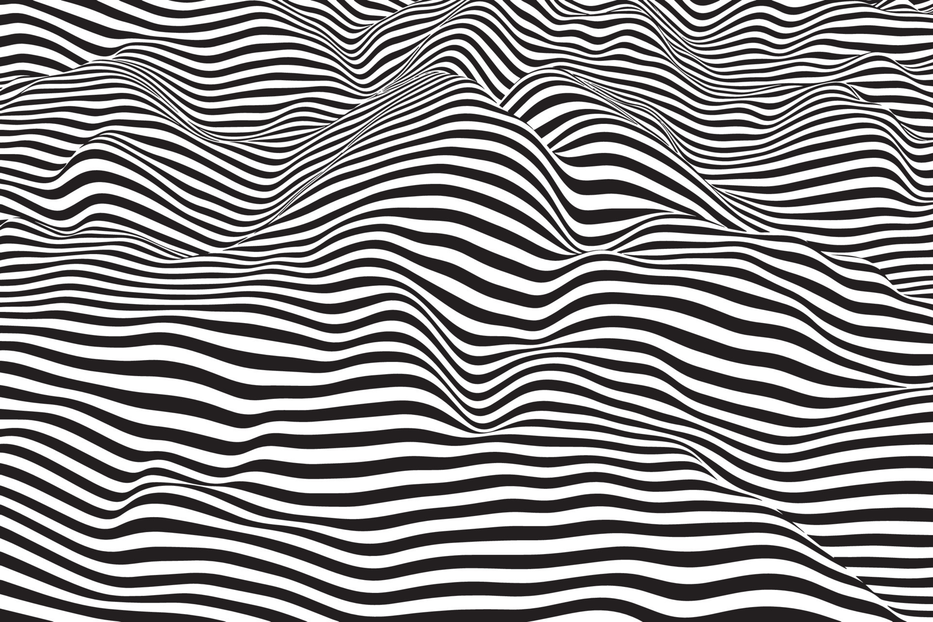 Smooth flowing striped wave background. Black and white wavy liquid ... Smooth flowing striped wave background. Black and white wavy liquid ...