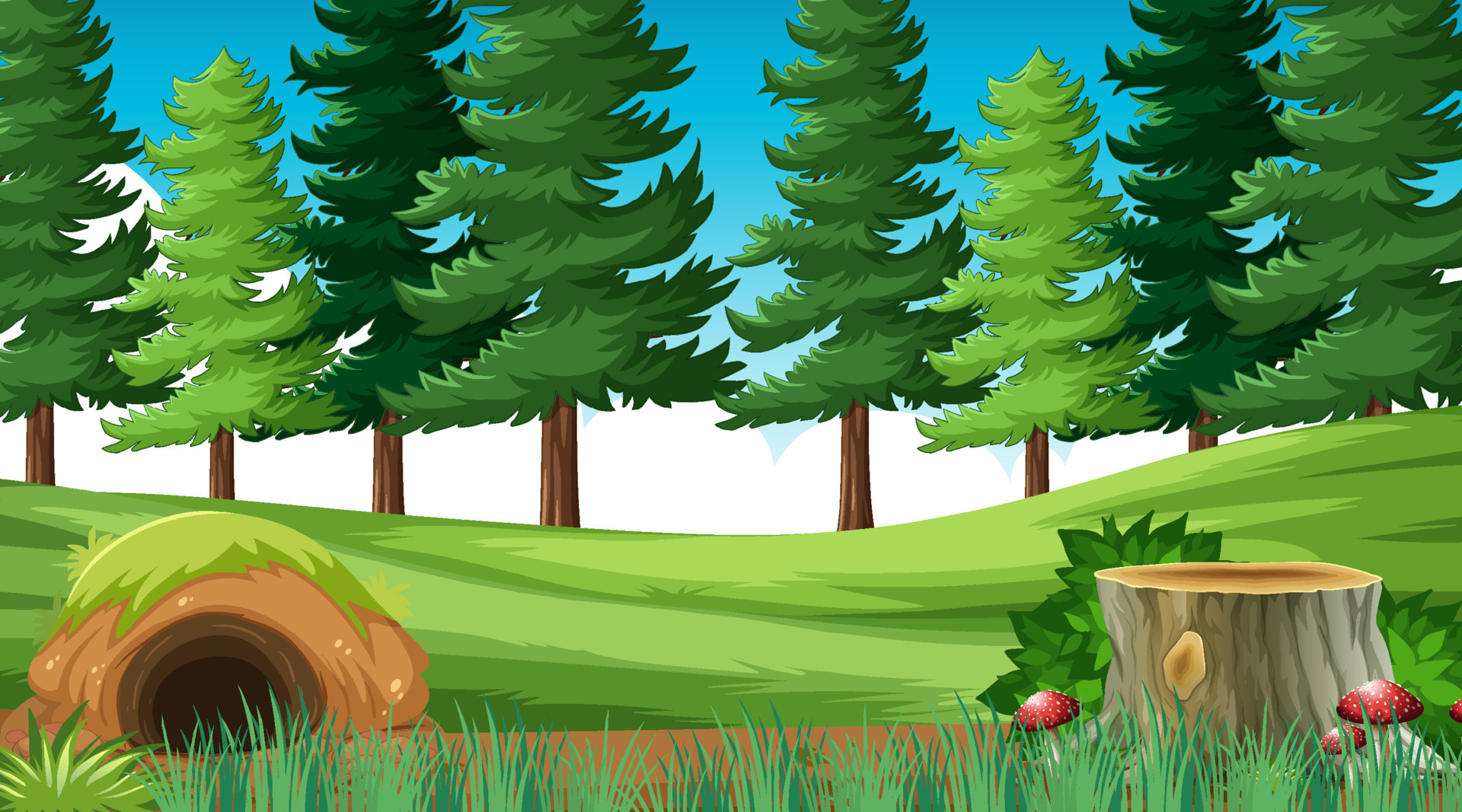 Nature outdoor forest background 8138801 Vector Art at Vecteezy