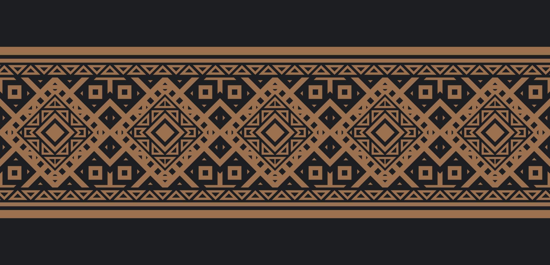 Ornament Style Ethnic Seamless Borders 8147222 Vector Art At Vecteezy