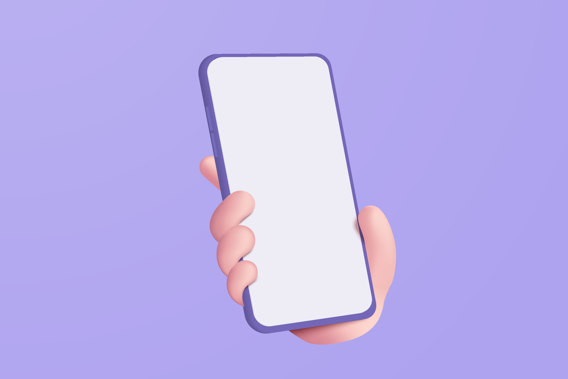 3D vector hand holding mobile phone isolated on pastel background, Hand ... 3D vector hand holding mobile phone isolated on pastel background, Hand ...