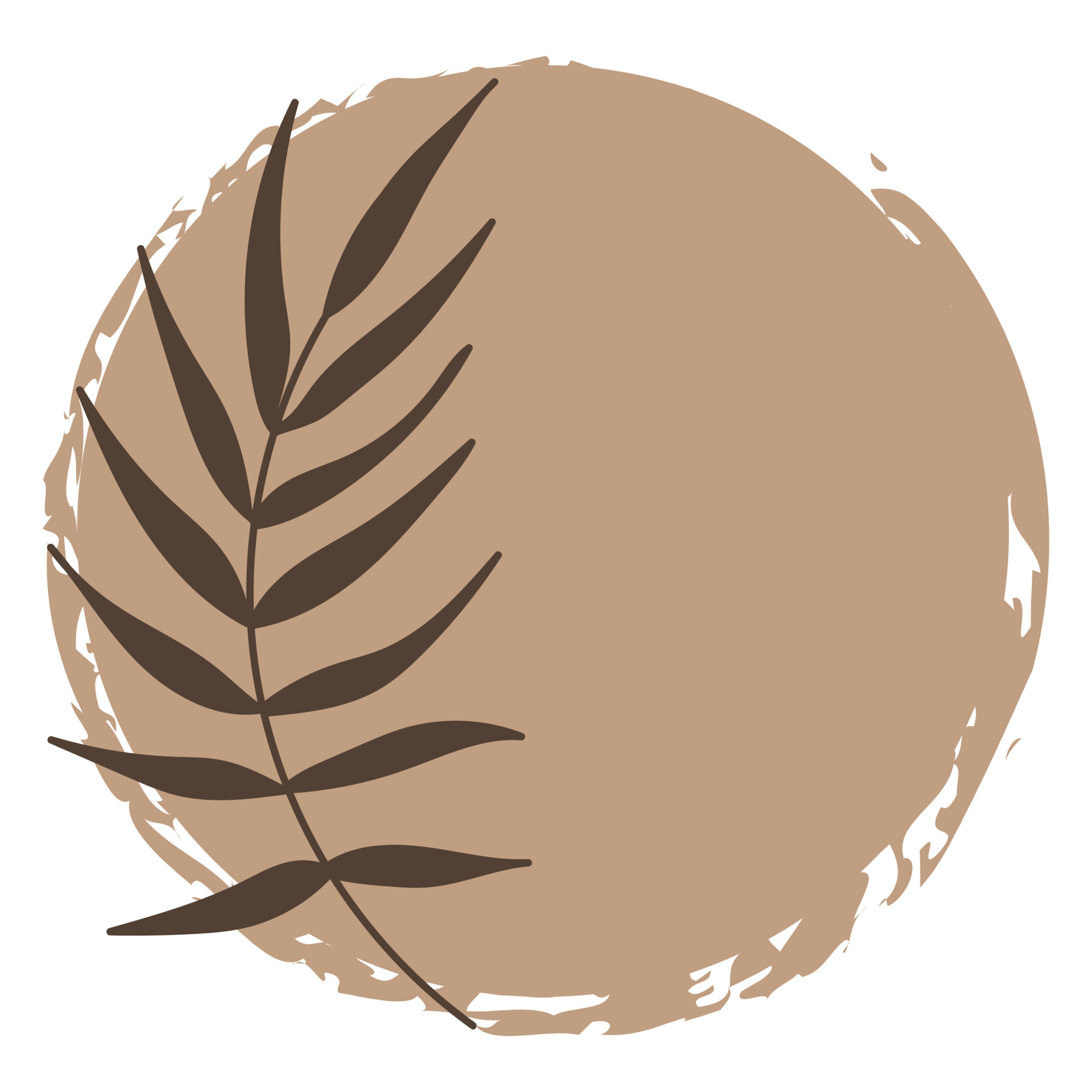 Boho Leaf Element With Shape Aesthetic Illustration Of A Leaflet Vector Boho Style
