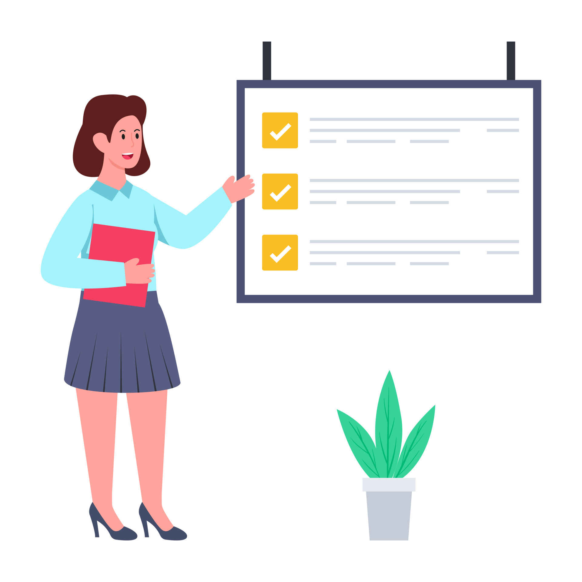 Premium download illustration of business tasks 8158285 Vector Art at ...