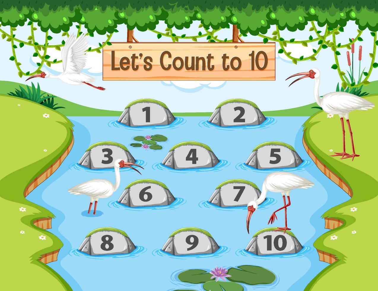 Counting number 1 to 10 8191053 Vector Art at Vecteezy