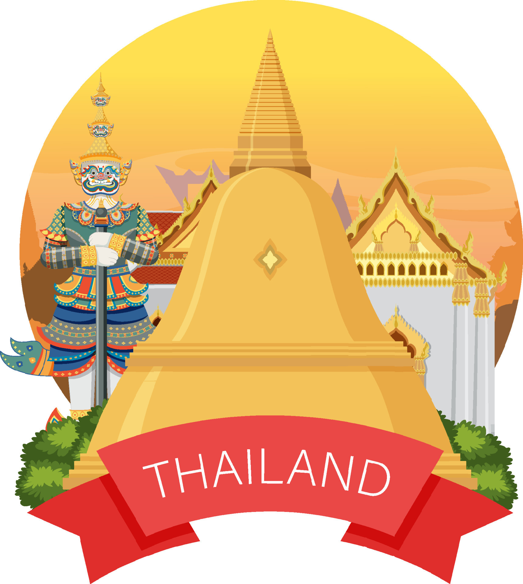 Bangkok Thailand Landmark Logo Banner 8191356 Vector Art at Vecteezy Bangkok Thailand Landmark Logo Banner 8191356 Vector Art at Vecteezy