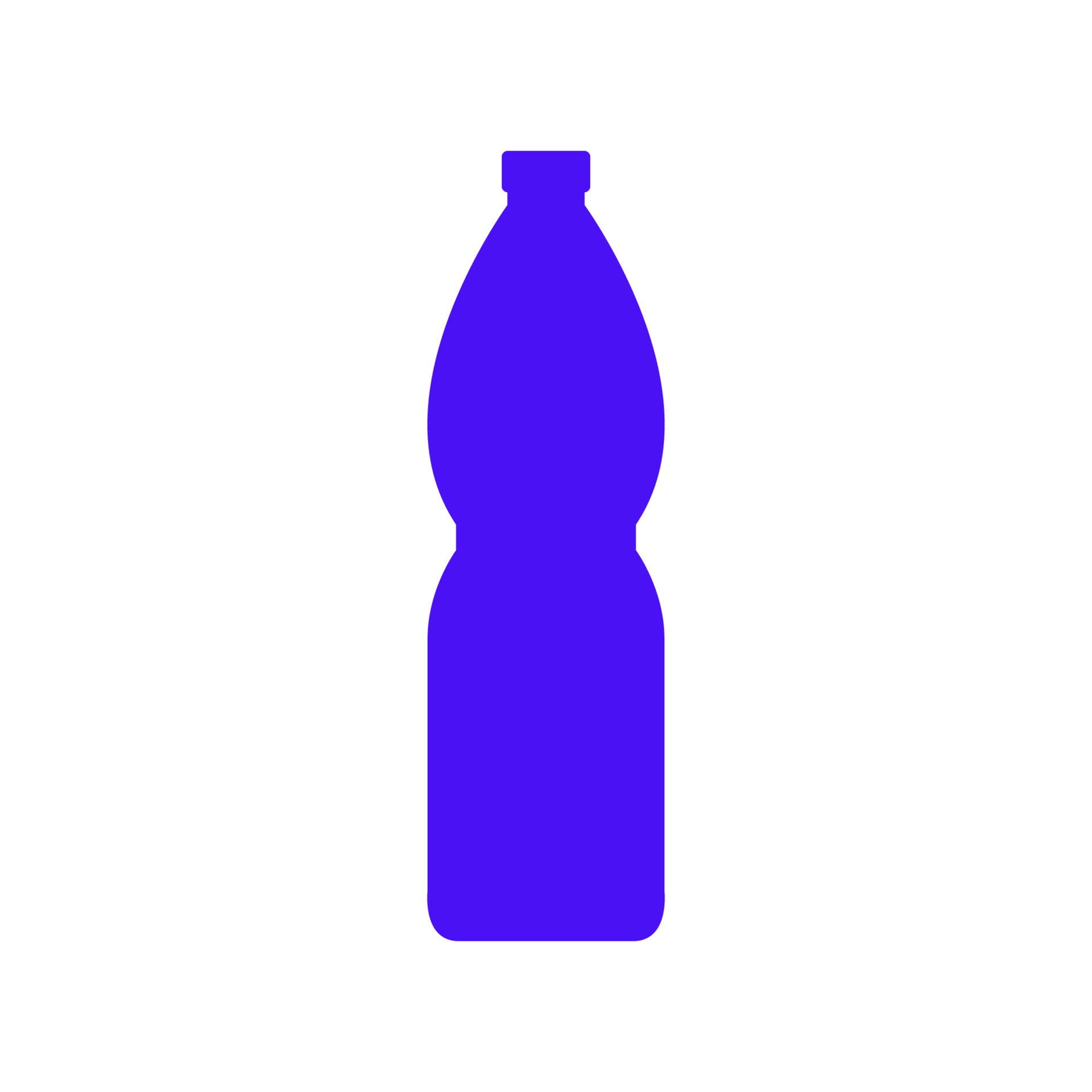 Water Bottle Illustrated On A White Background 8192355 Vector Art At