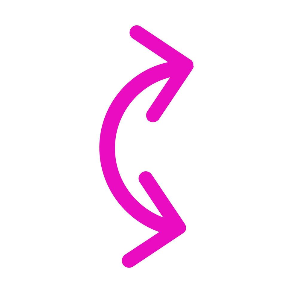 Arrow illustrated on white background 8195609 Vector Art at Vecteezy