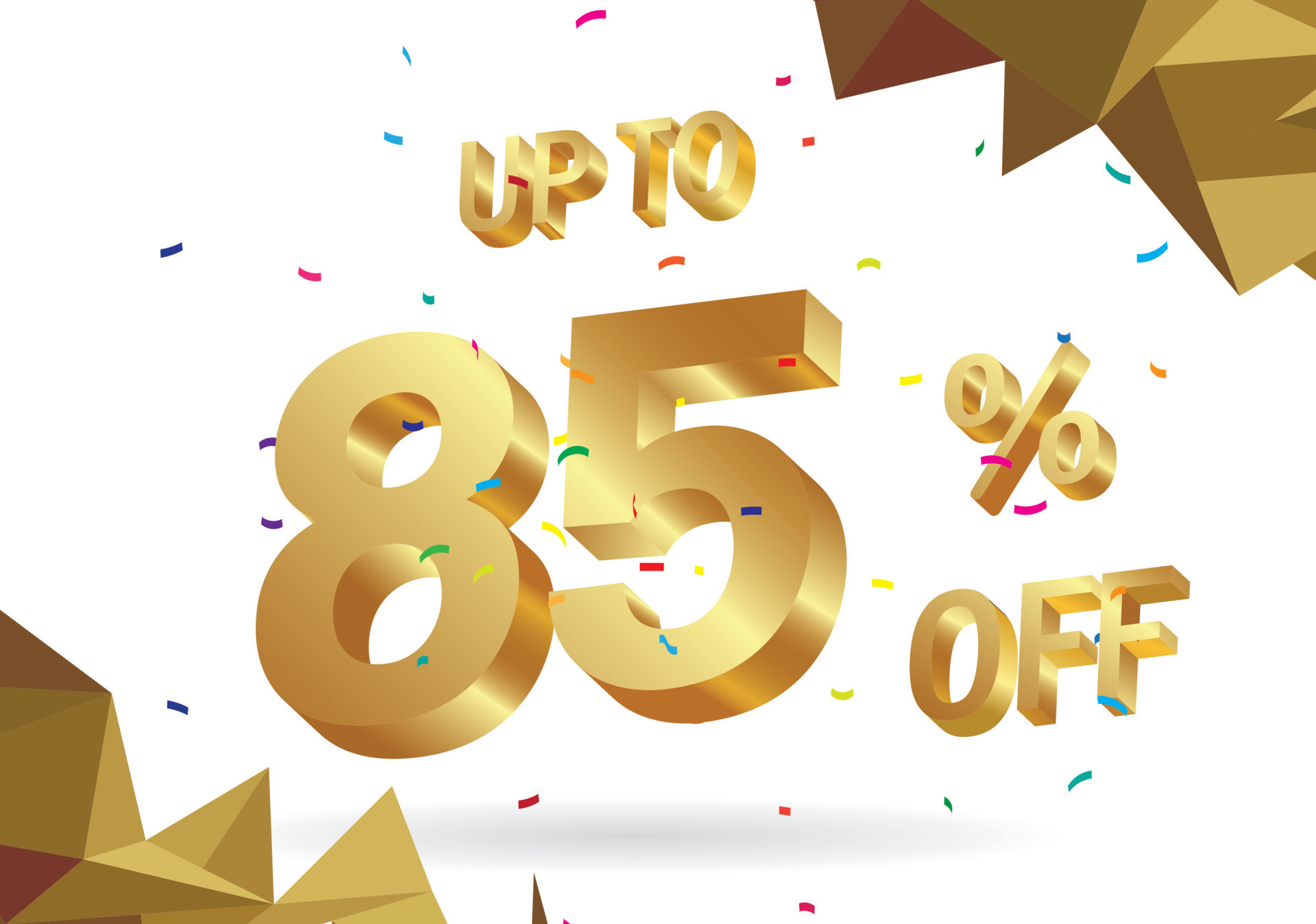 85 Percent OFF Discount Sticker Sale Red Tag Isolated Vector 85-percent-off-discount-sticker-sale-red-tag-isolated-vector