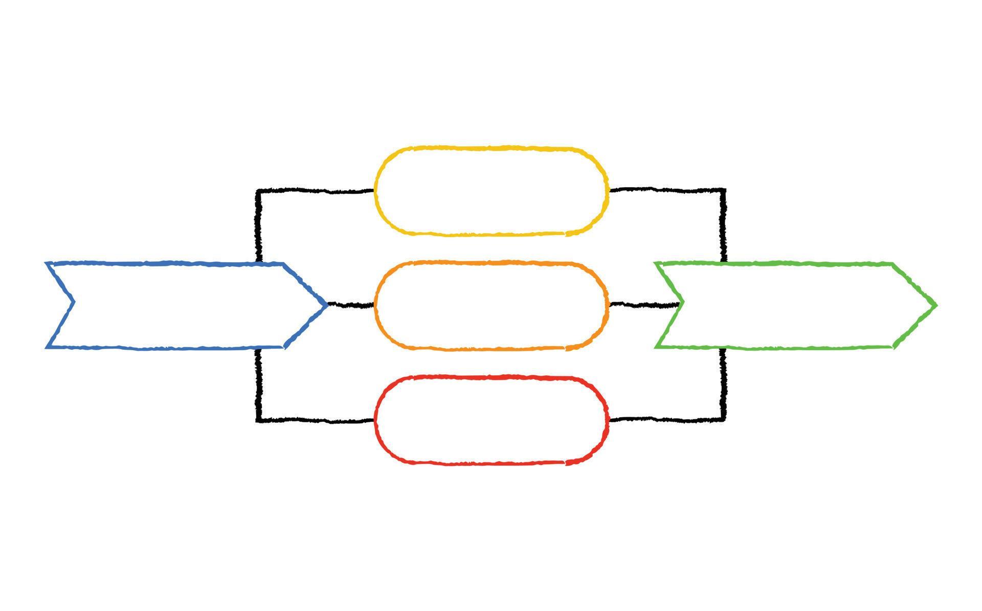Linear Flowchart. Illustration of infographic business, graph and ...