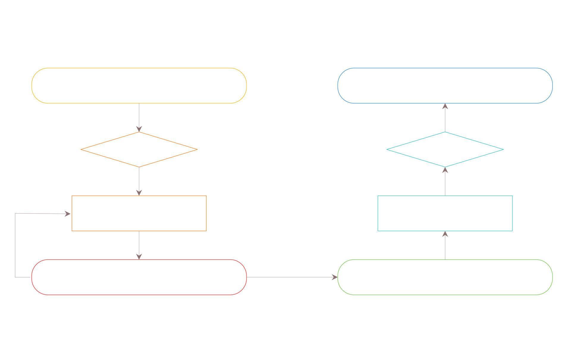 Linear Flowchart. Illustration of infographic business, graph and ...